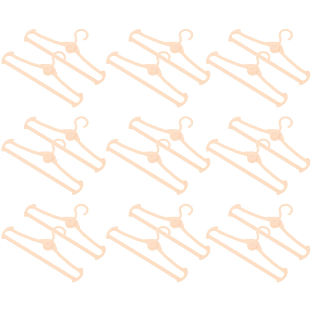 Zehuanyu 60pcs Miniature Doll House Hangers Min Clothing Hanger Models ...