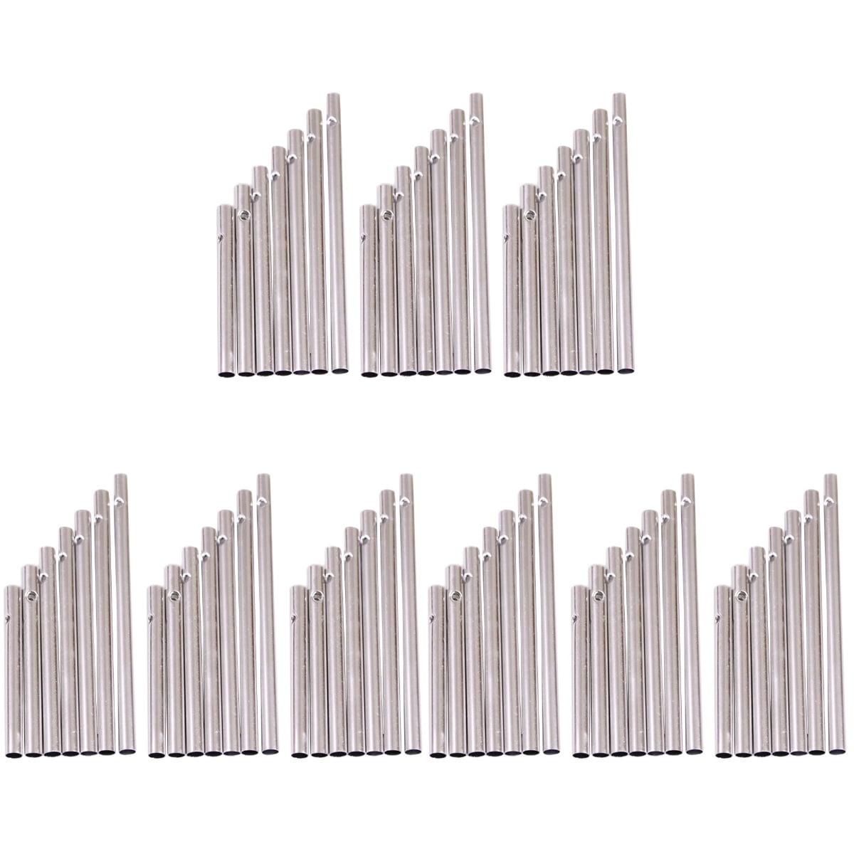 Zehuanyu 63 PCS Different Length Wind Chime Tubes DIY Aluminium Tone ...