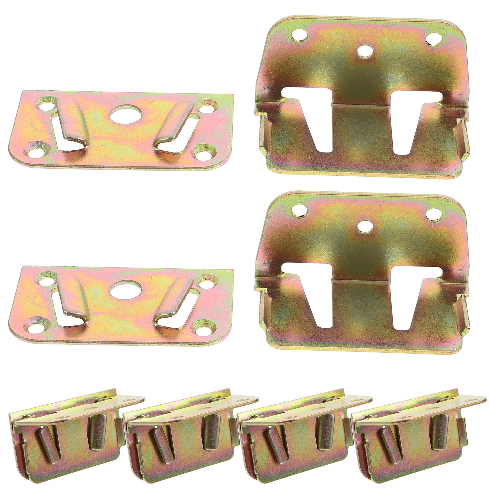 Zehuanyu 6pcs Bed Rail Fastener Beam Support Bed Frame Bracket Bed Rail ...