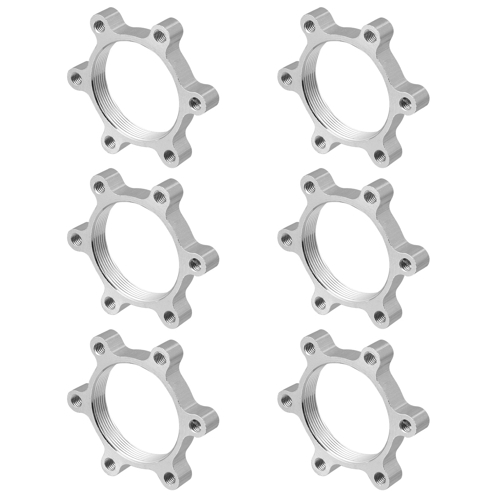 Zehuanyu 6pcs Bike Hub Adapter Disc Brake Center Lock Adapter Disc ...