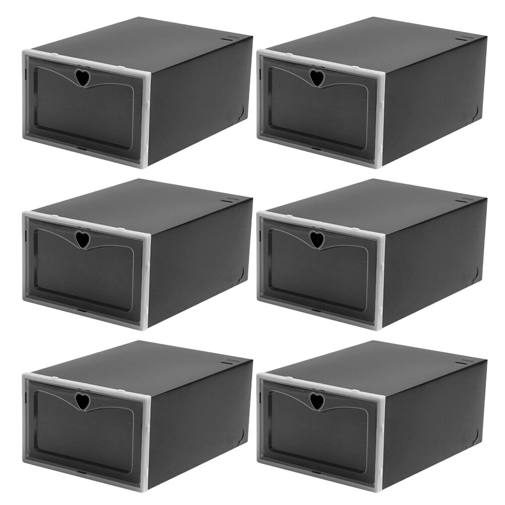 Zehuanyu 6pcs Convenient Shoe Storage Boxes Practical Shoe Organizers ...