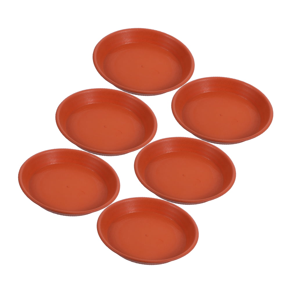Zehuanyu 6pcs Round Plant Saucers Plastic Plant Water Dray Tray 8.65 ...