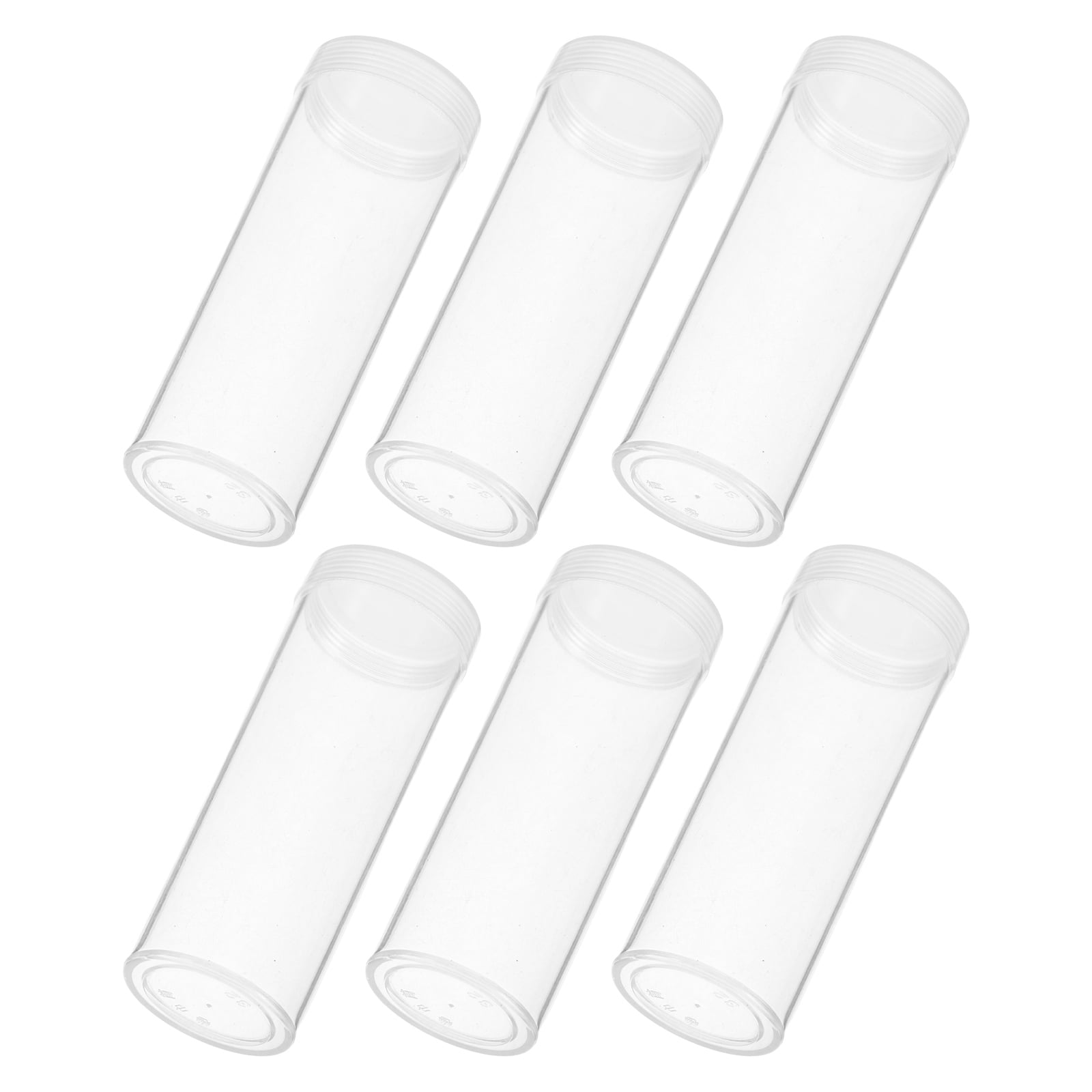 SOPOTUTU coin storage box Coin Holder Transparent ABS 6Pcs - Walmart.com