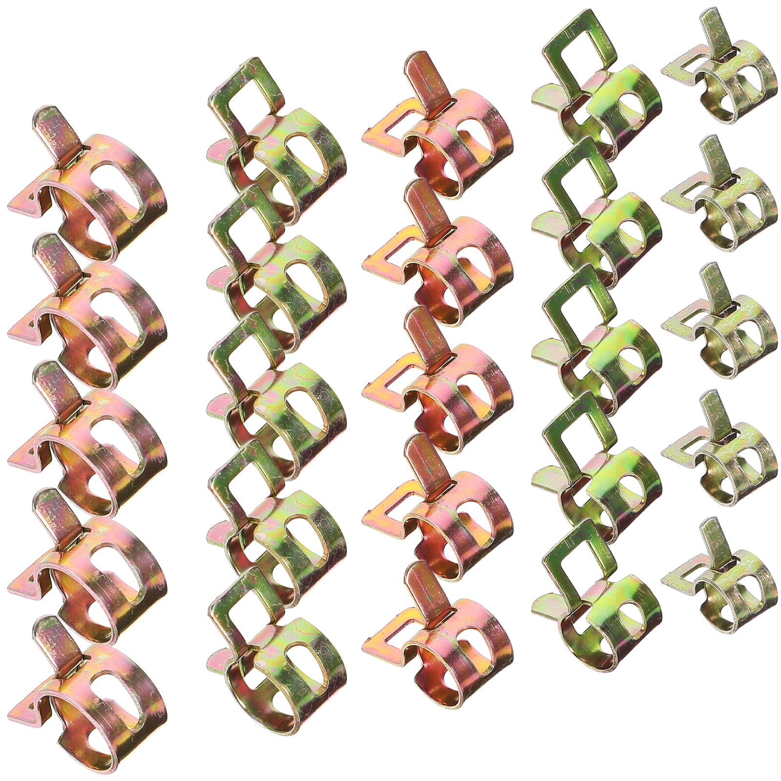 Zehuanyu 75 Pcs Clamps for Transmission Hose Pipe Tubular Frames Clip ...