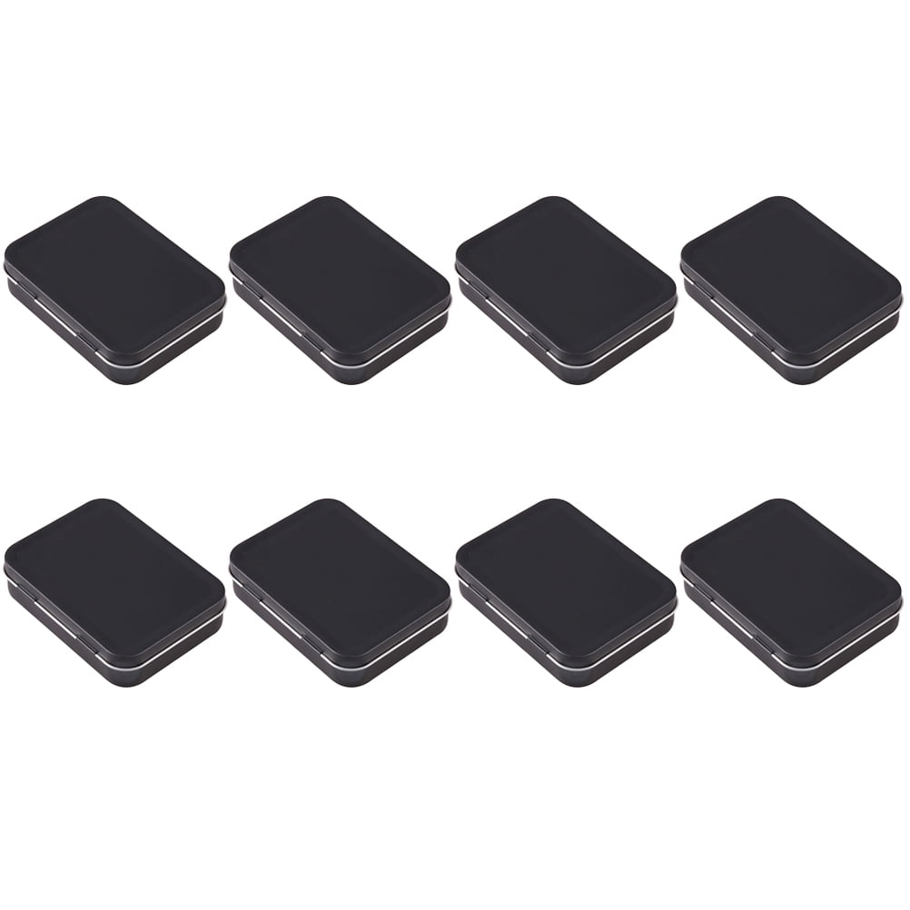 Zehuanyu 8 PCS Black Storage Containers Pantry Small Box Lightweight ...