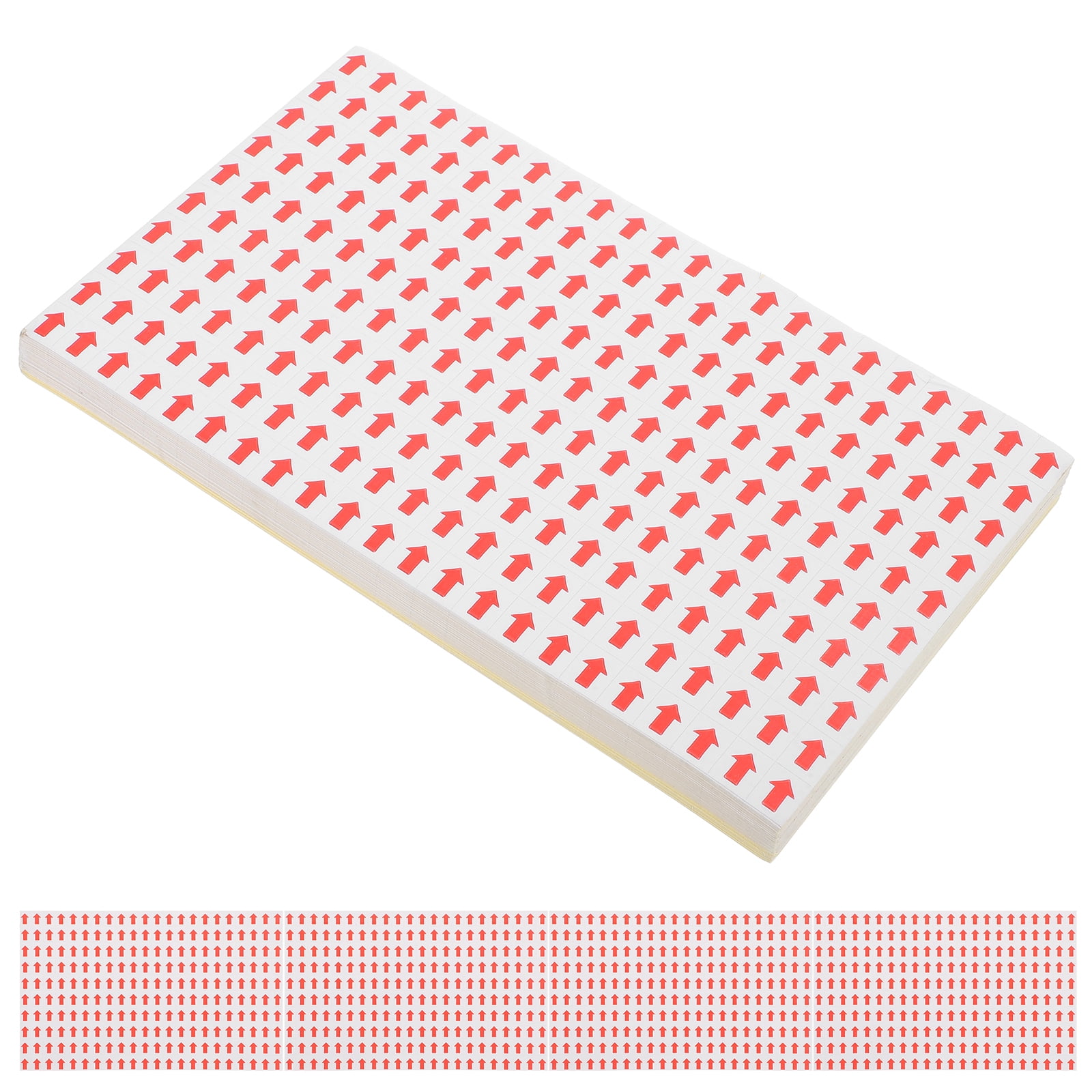 Zehuanyu 80 Pcs Arrow Warning Stickers Self-Adhesive Labels for ...