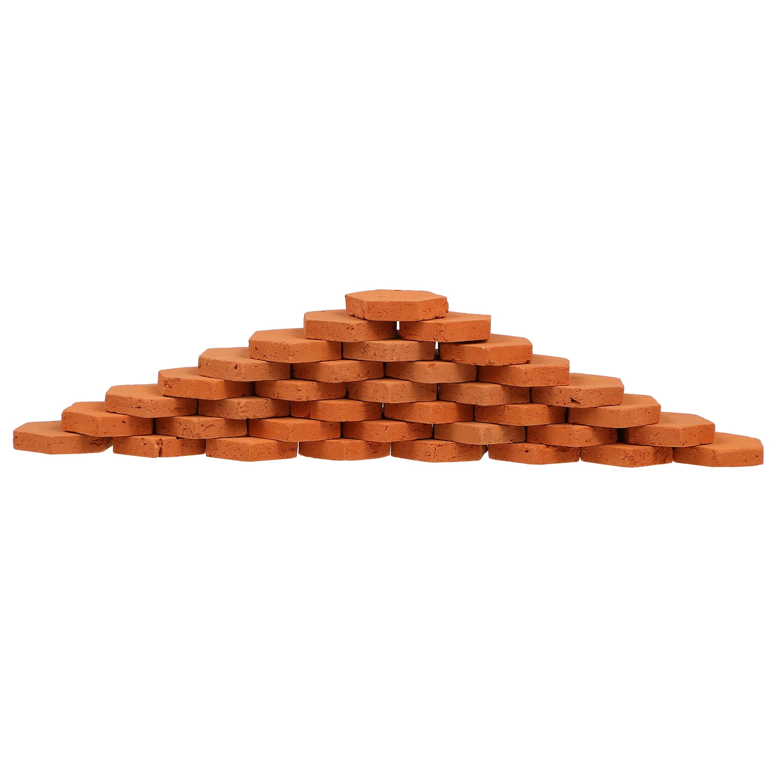 COOPHYA Loz Bricks Brown Clay Hexagonal For Diy Modeling 80Pcs ...