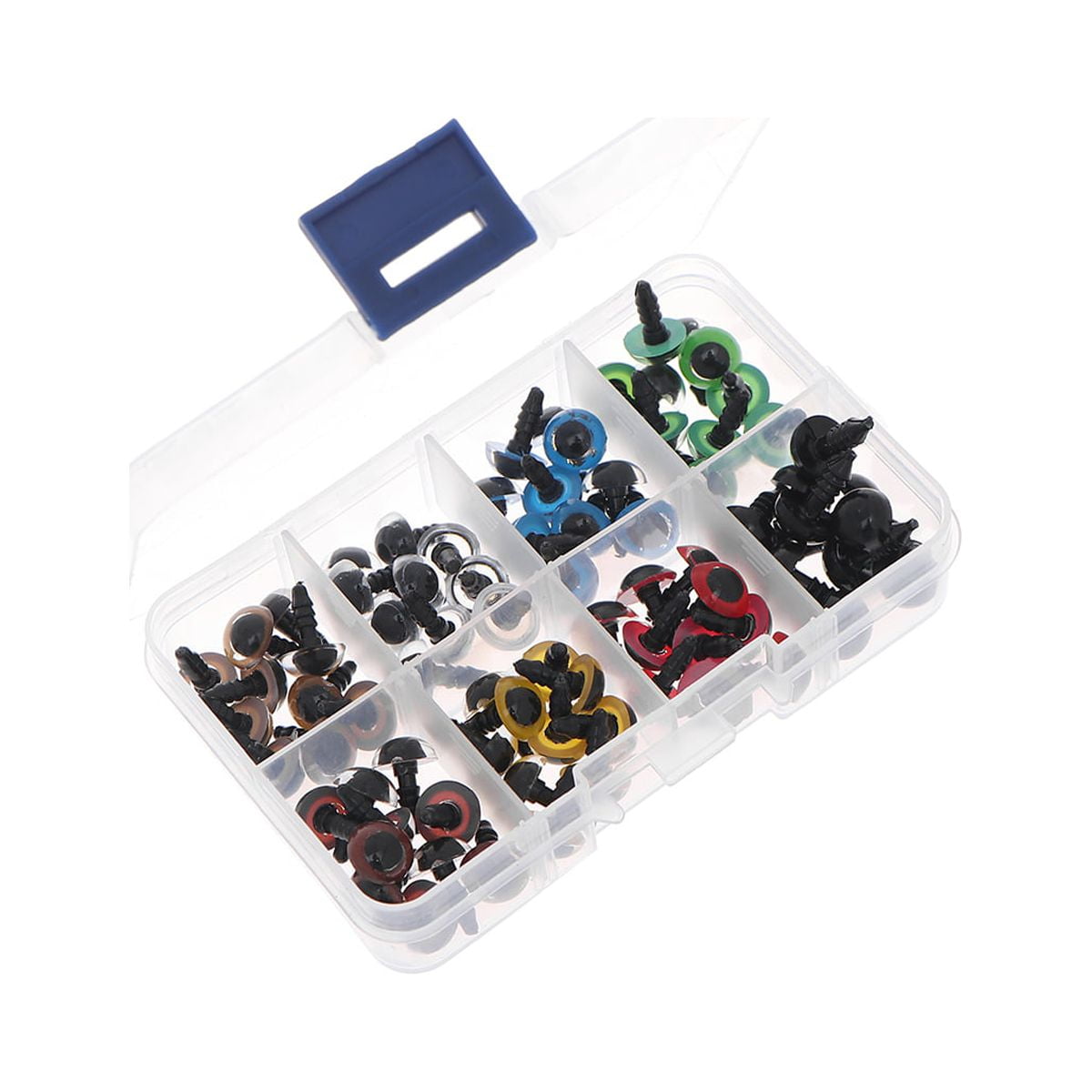 Zehuanyu 80PCS/Set DIY Doll Eyes Art Eyes Plastic Eyes DIY Use Boxed ...