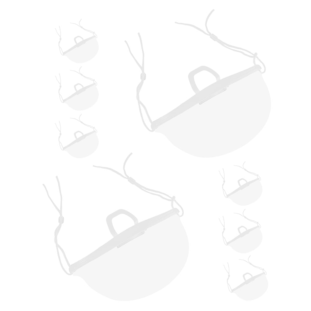 Zehuanyu 8PCS Cooking Mask Food Service Protection Clear Face Mask ...