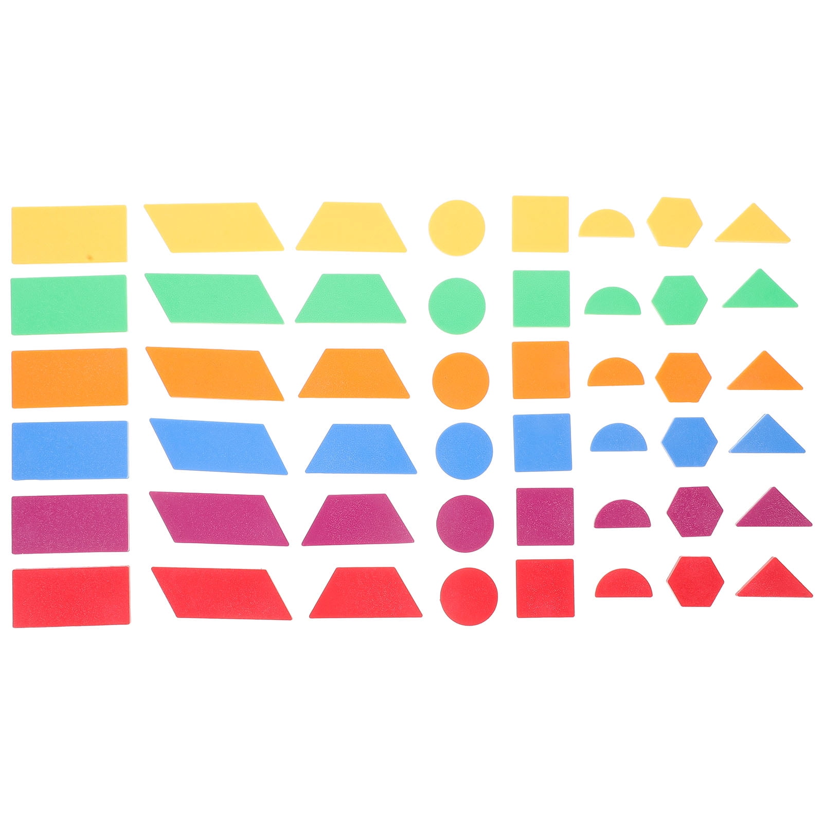 Zehuanyu 96pcs Shape Sorting Center For Kids Geometric Shapes Pattern ...