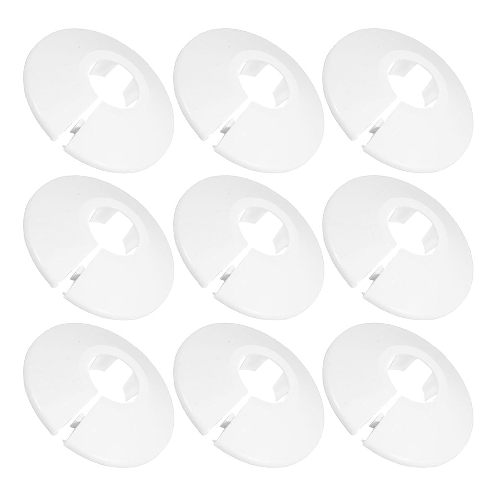 Zehuanyu 9pcs Plastic Radiator Pipe Cover Plumbing Cover Plates For ...