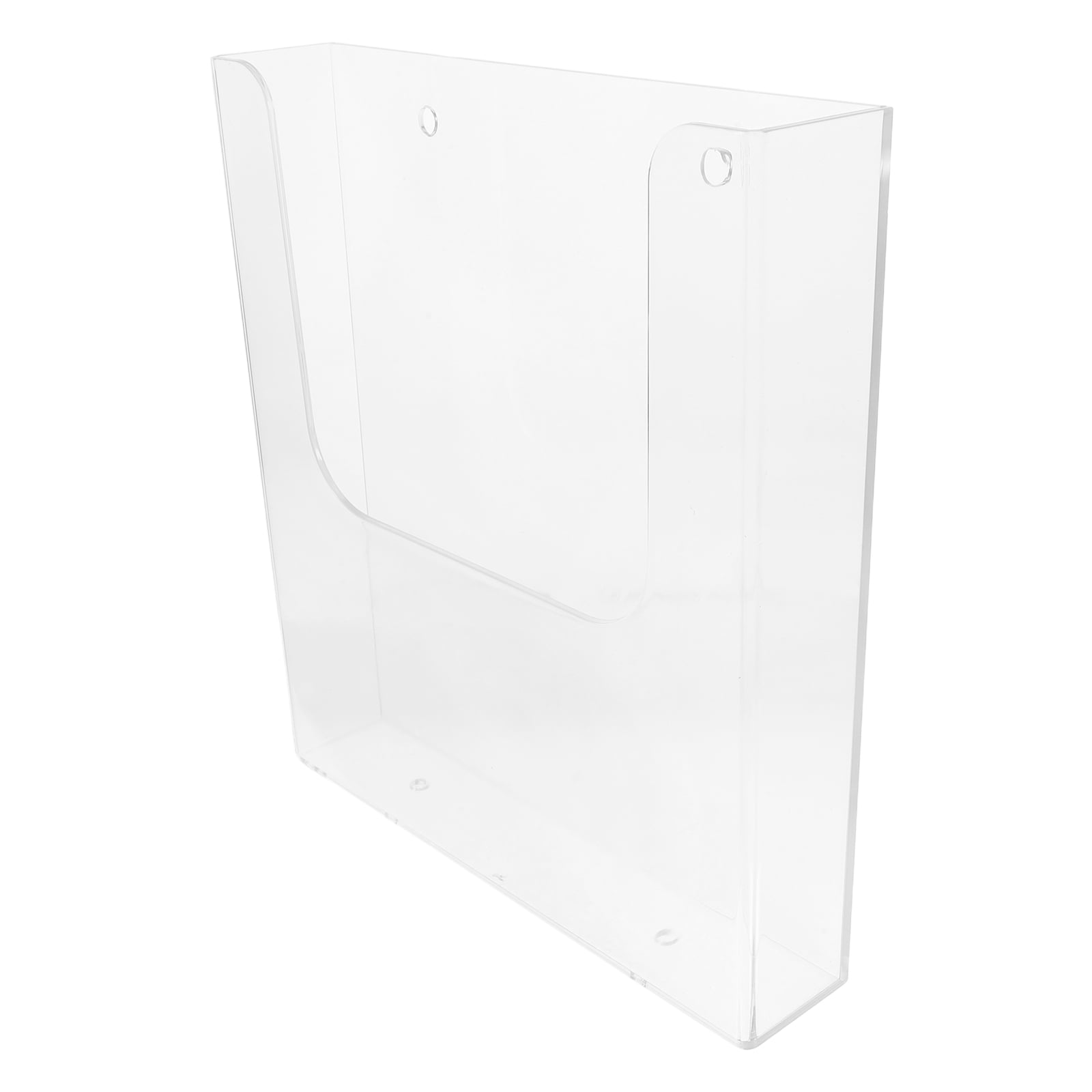 HEMOTON WORGEOUS 1 Set Acrylic Brochure Holder Wall Mount Clear Plastic ...