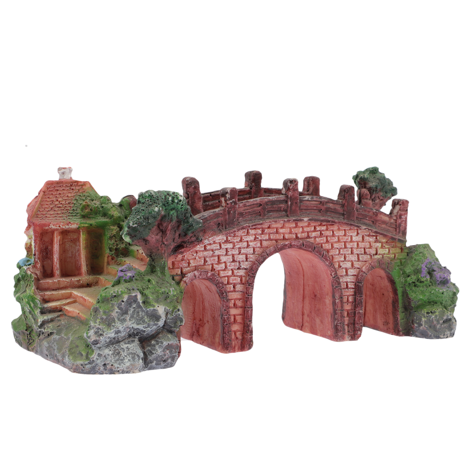 Zehuanyu Artificial Bridge Model Decor Fish Tank Landscaping Decor ...