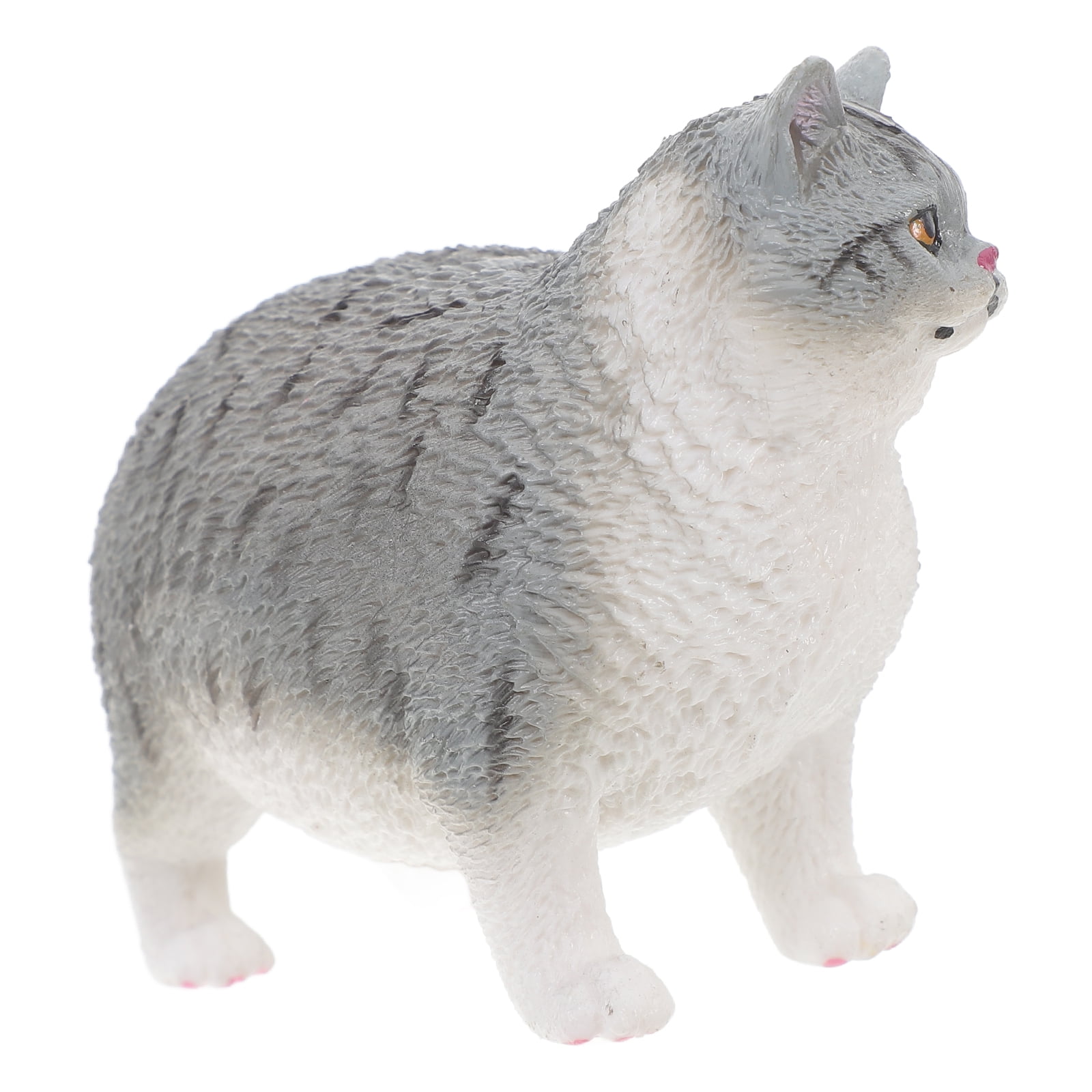 Zehuanyu Artificial Cat Model Garden Cat Sculpture Table Cat Figure ...