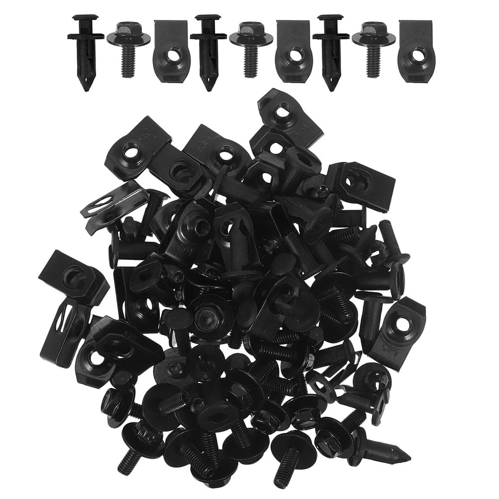 Zehuanyu 1 Set Engine Splash Shield Guard Body Bolts Screws Universal ...