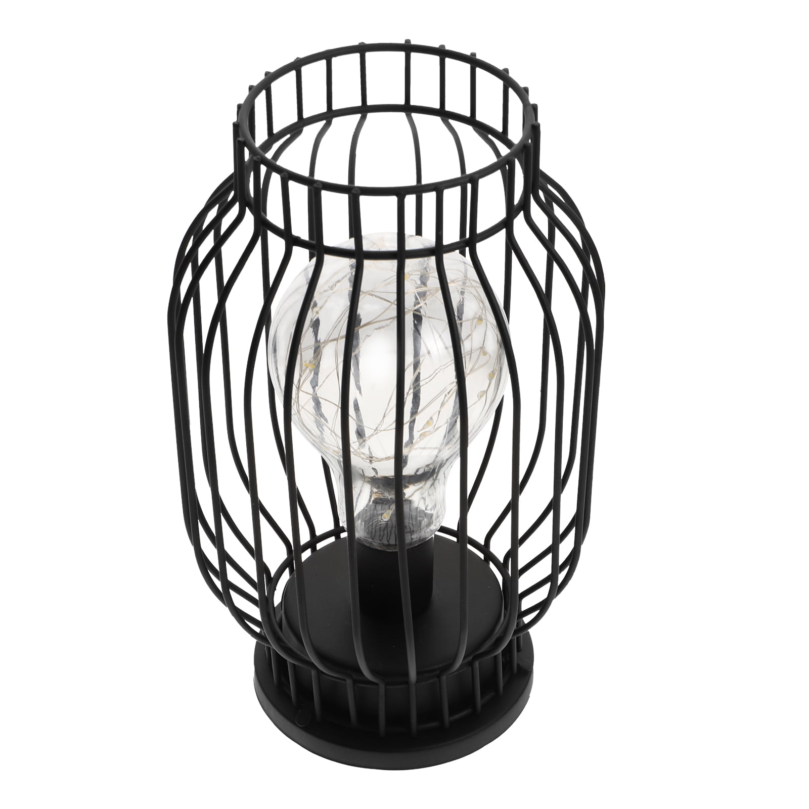 Zehuanyu Battery Powered Lantern Bulbs Wrought Iron Desk Lamp ...