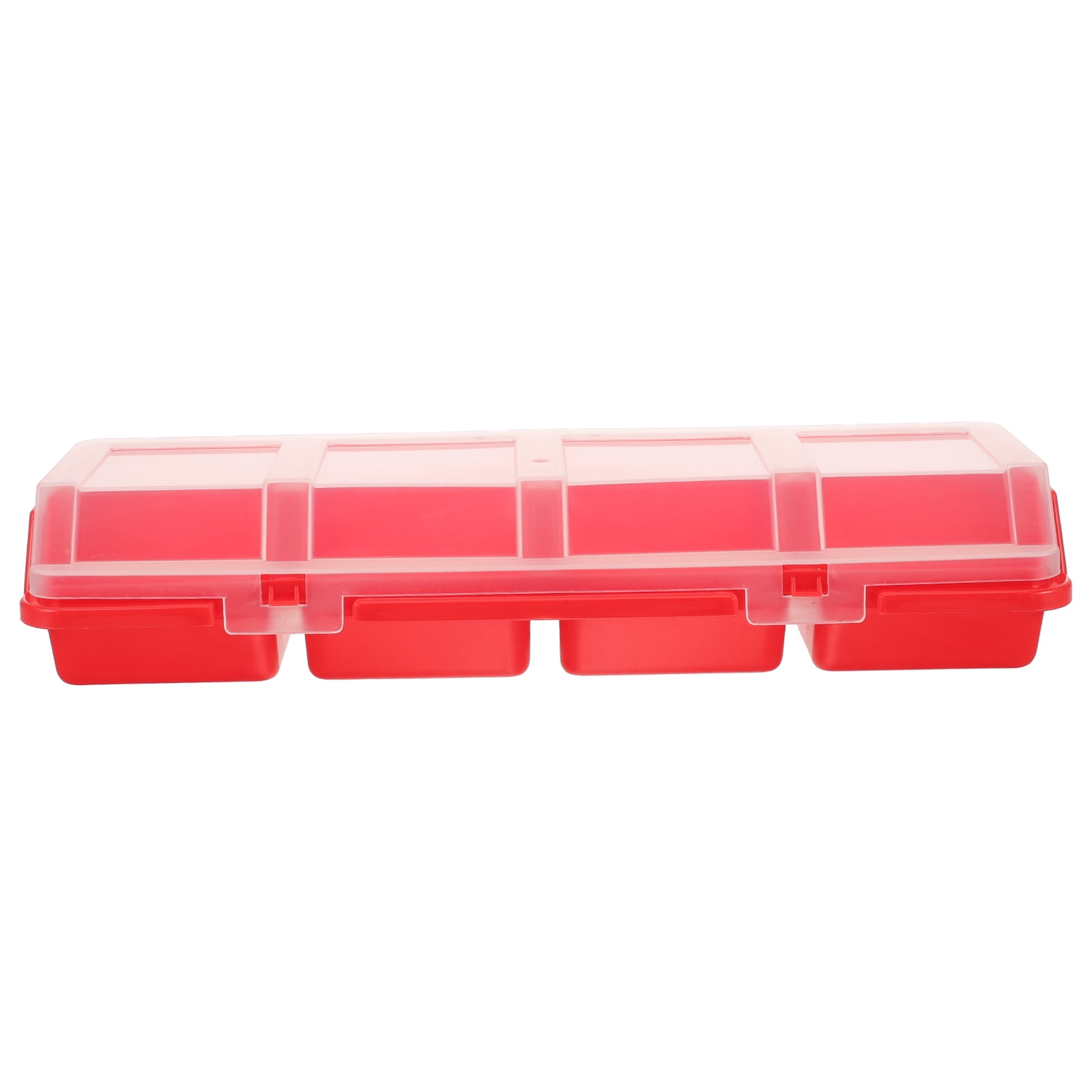 Zehuanyu Bead Containers for Organizing Small Compartment Tools Lid Red ...