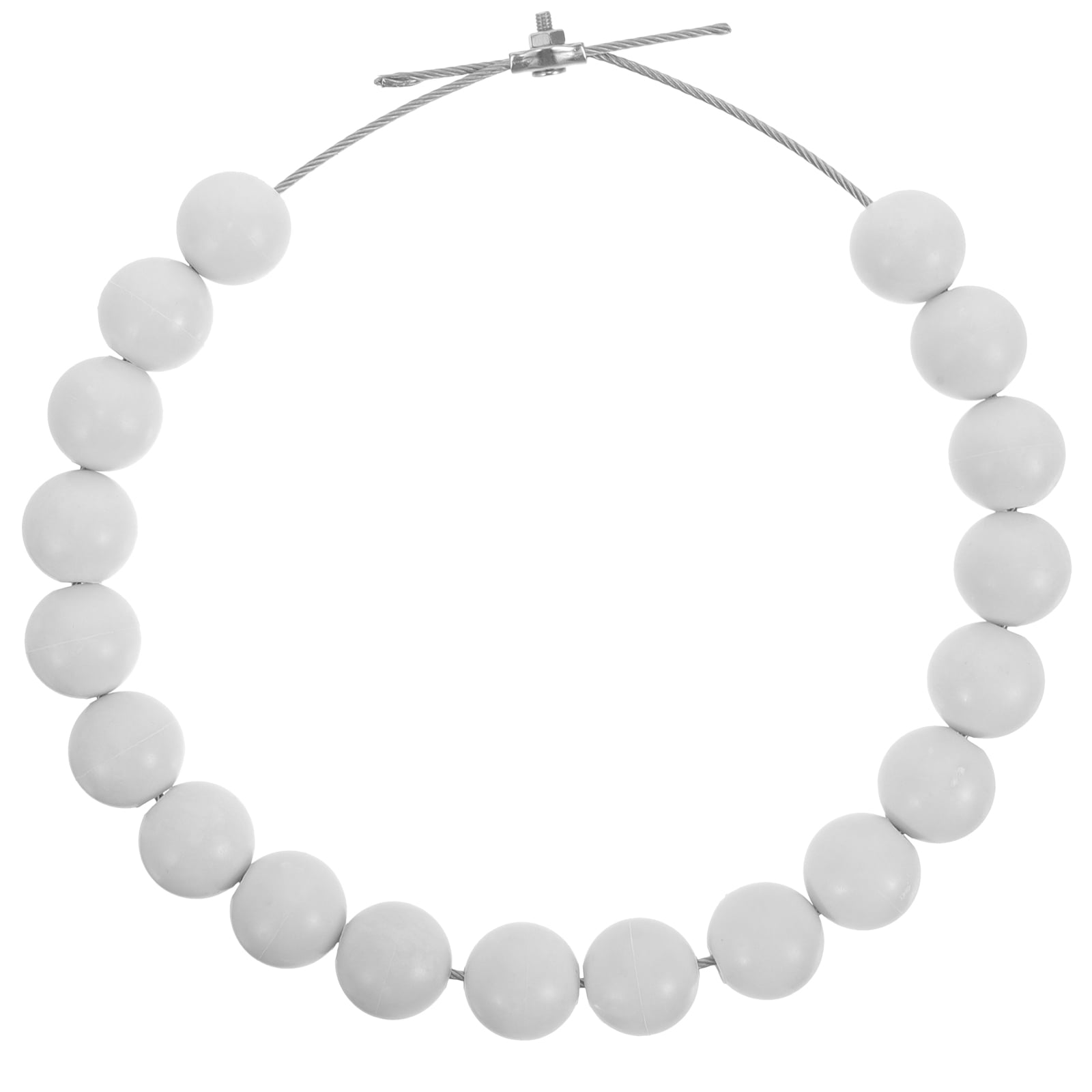 Zehuanyu Beaded Flag Retainer Ring Flagpole Beads Chain Ring Flag Pole ...