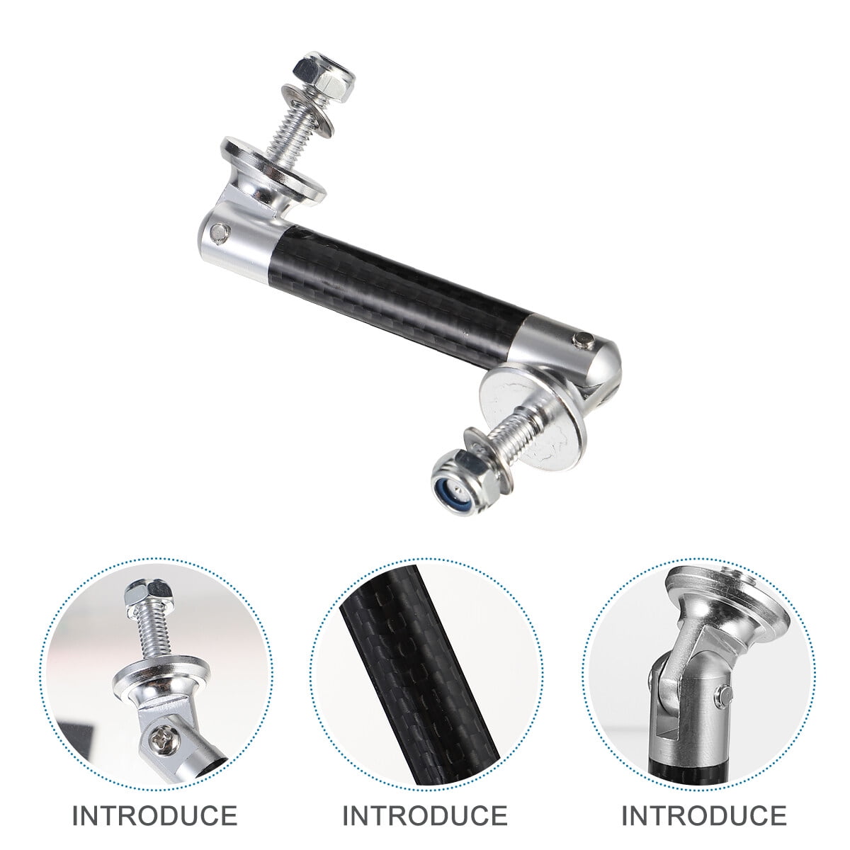 Zehuanyu Bumper Lever Handle Fastener Para Rack Car Kit Brackets Silver ...