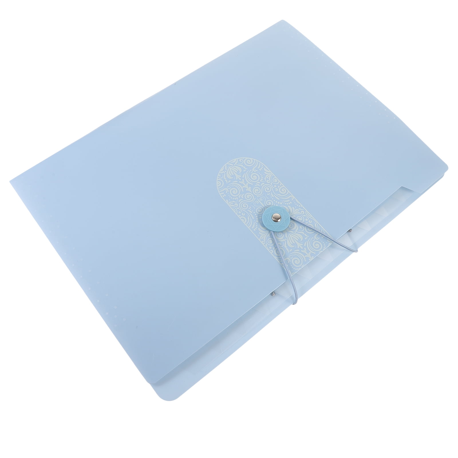 Zehuanyu Bundle Transparent Insert File Bag Student 32.5x24x2 Blue ...