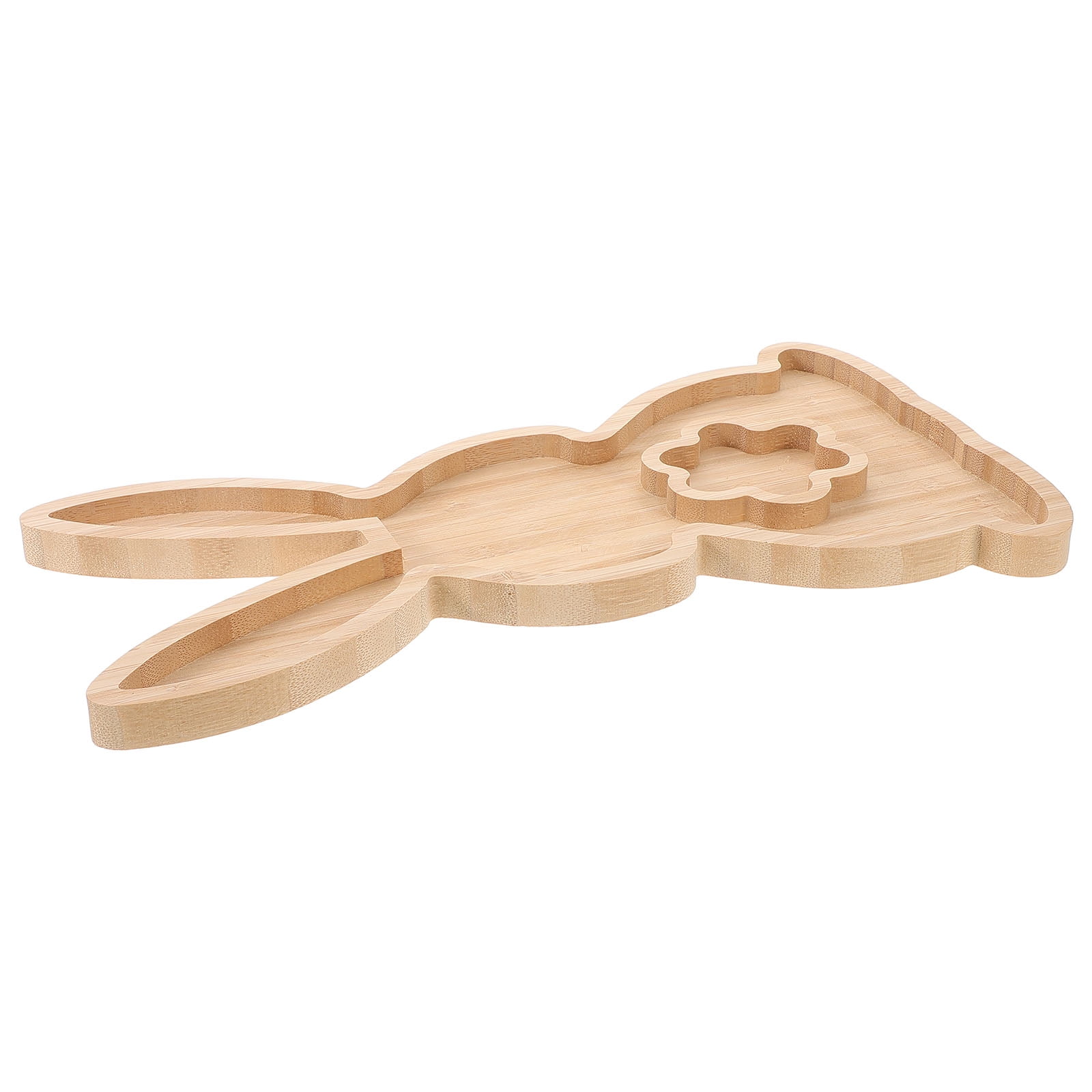 Zehuanyu Bunny Shaped Charcuterie Board Bamboo Rabbit Tray - Walmart.com