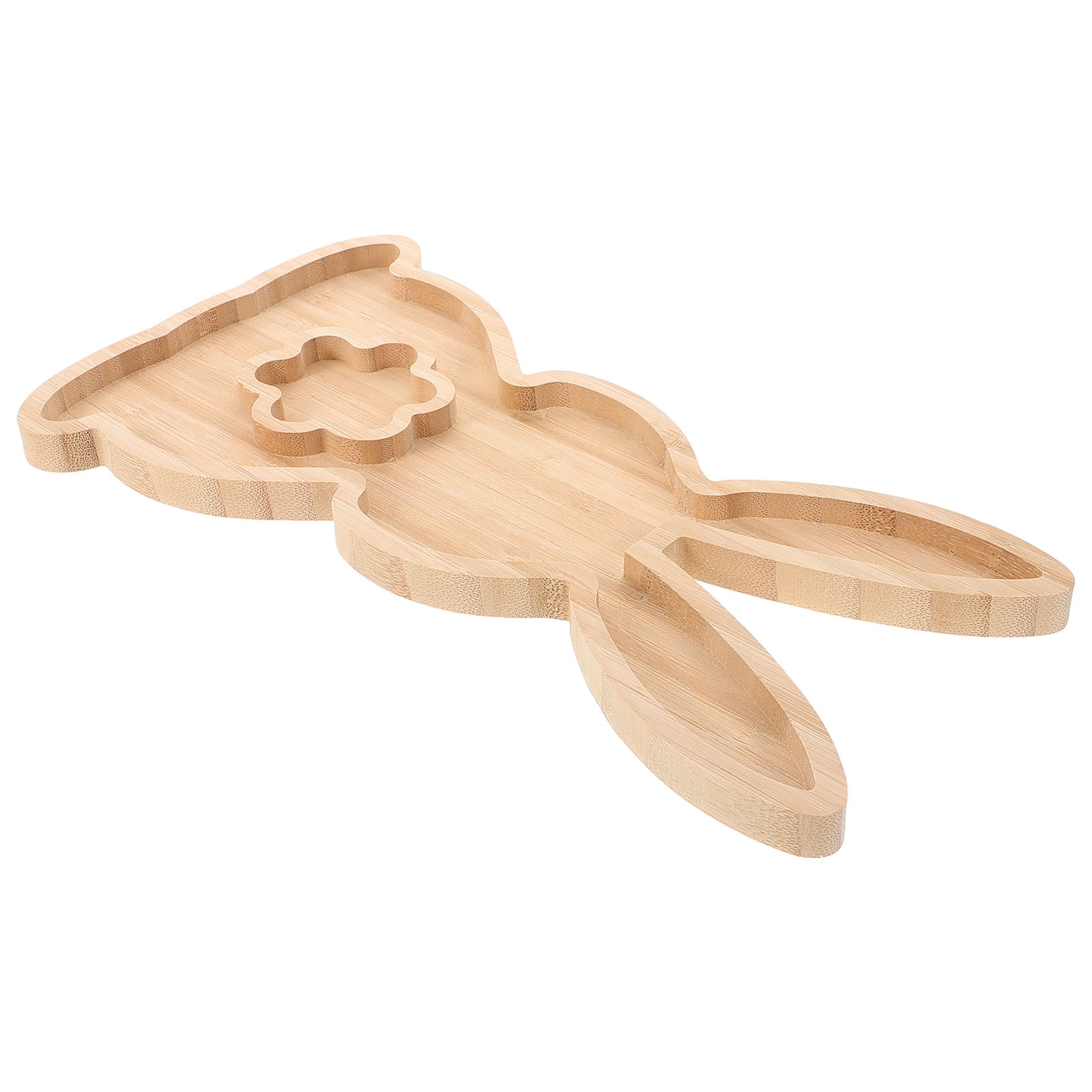 Zehuanyu Bunny Shaped Charcuterie Board Bamboo Rabbit Tray - Walmart.com