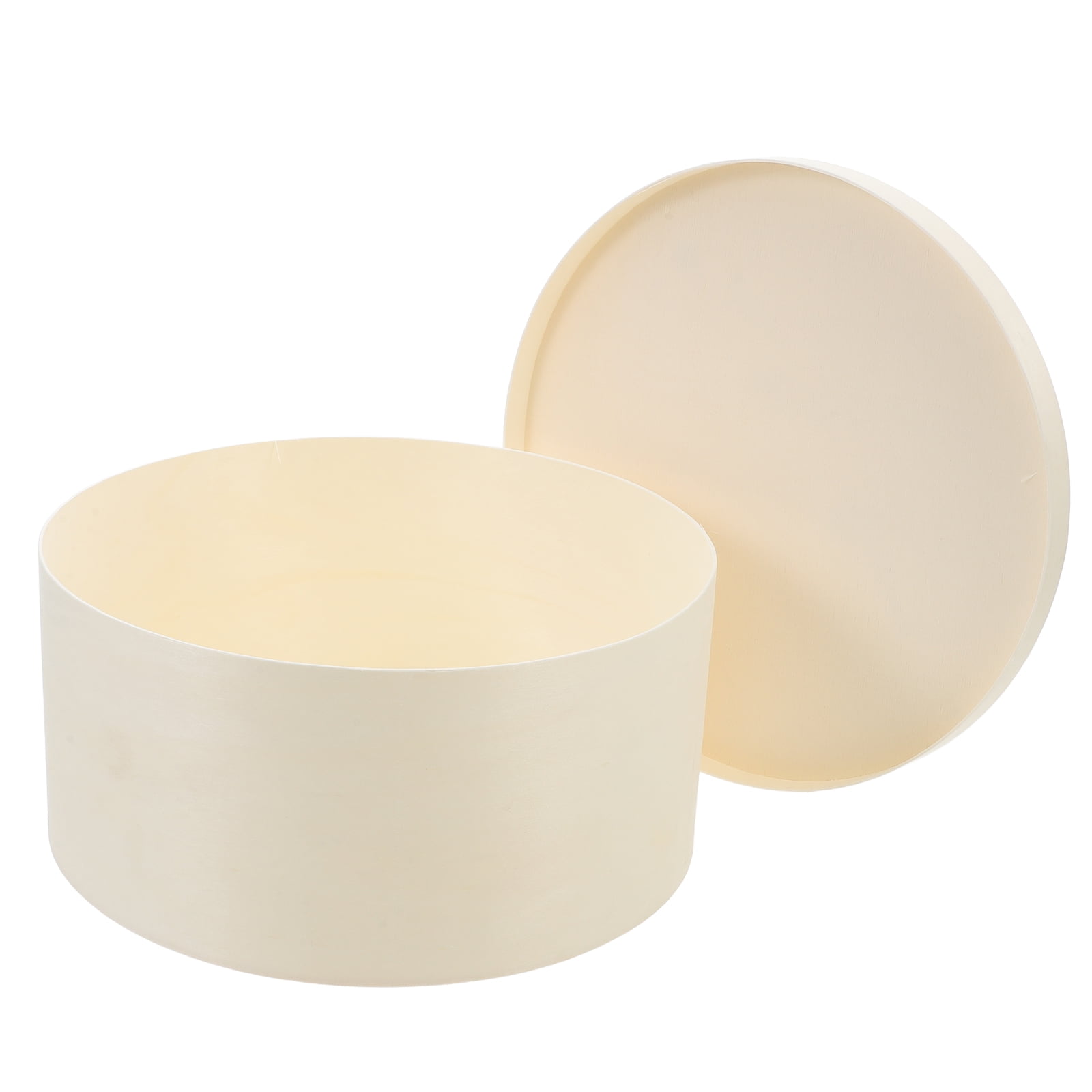 Zehuanyu Candies Wooden Box Wood Round Shaped Box Wooden Gift Packing ...