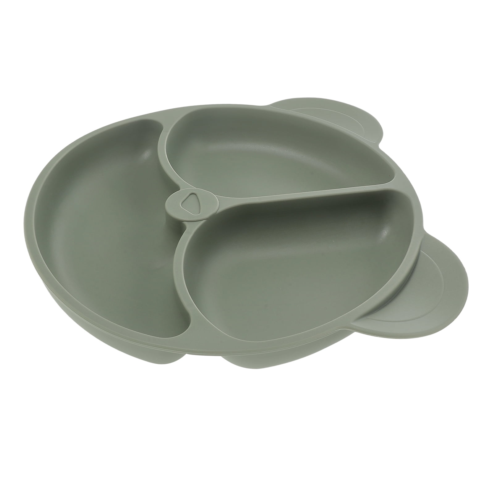HEMOTON Baby Plate With Suction Silicone Plate Silicone Toddler Plate ...