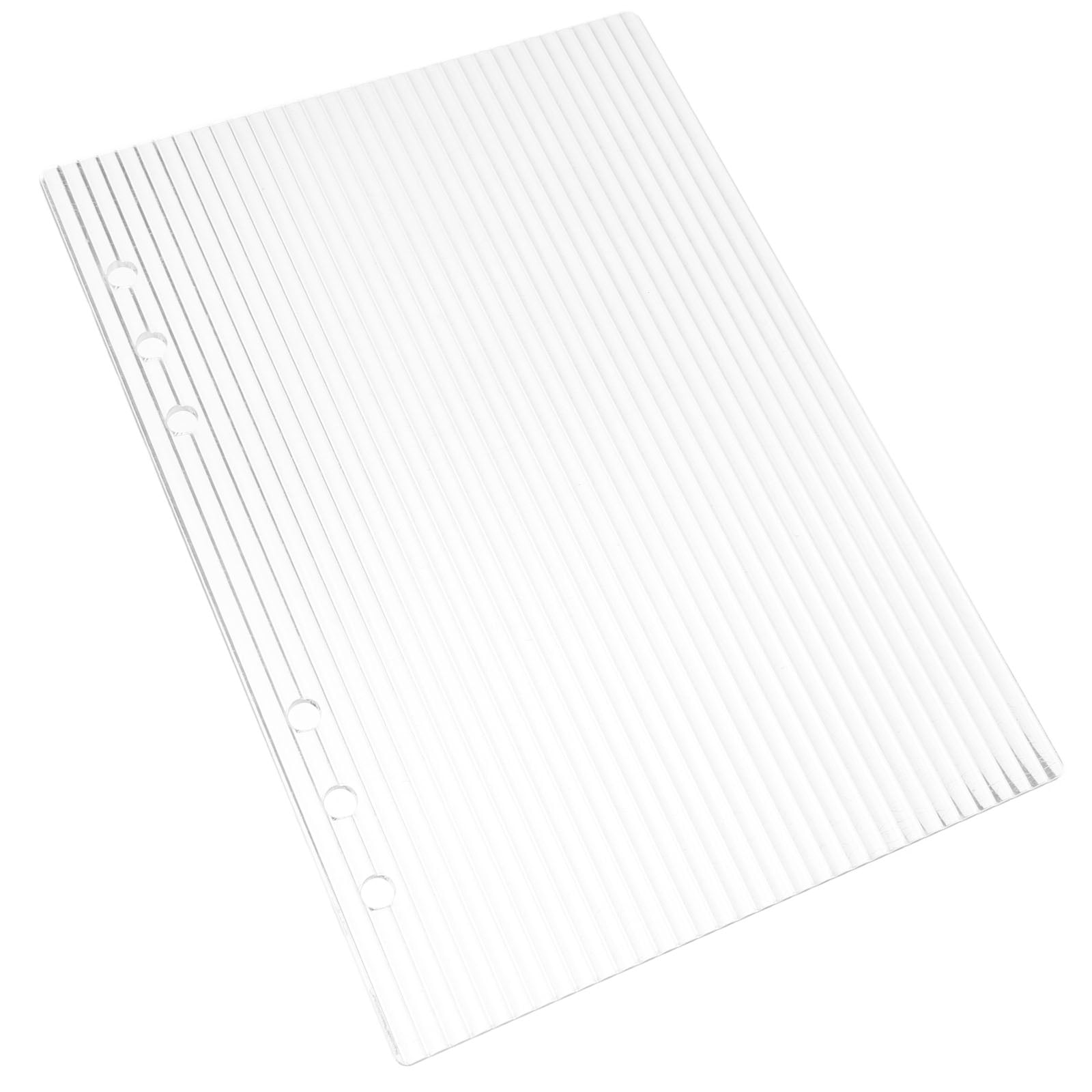 Clear Acrylic Binder Cover A5 6 Rings for DIY Planner Notebook Small ...