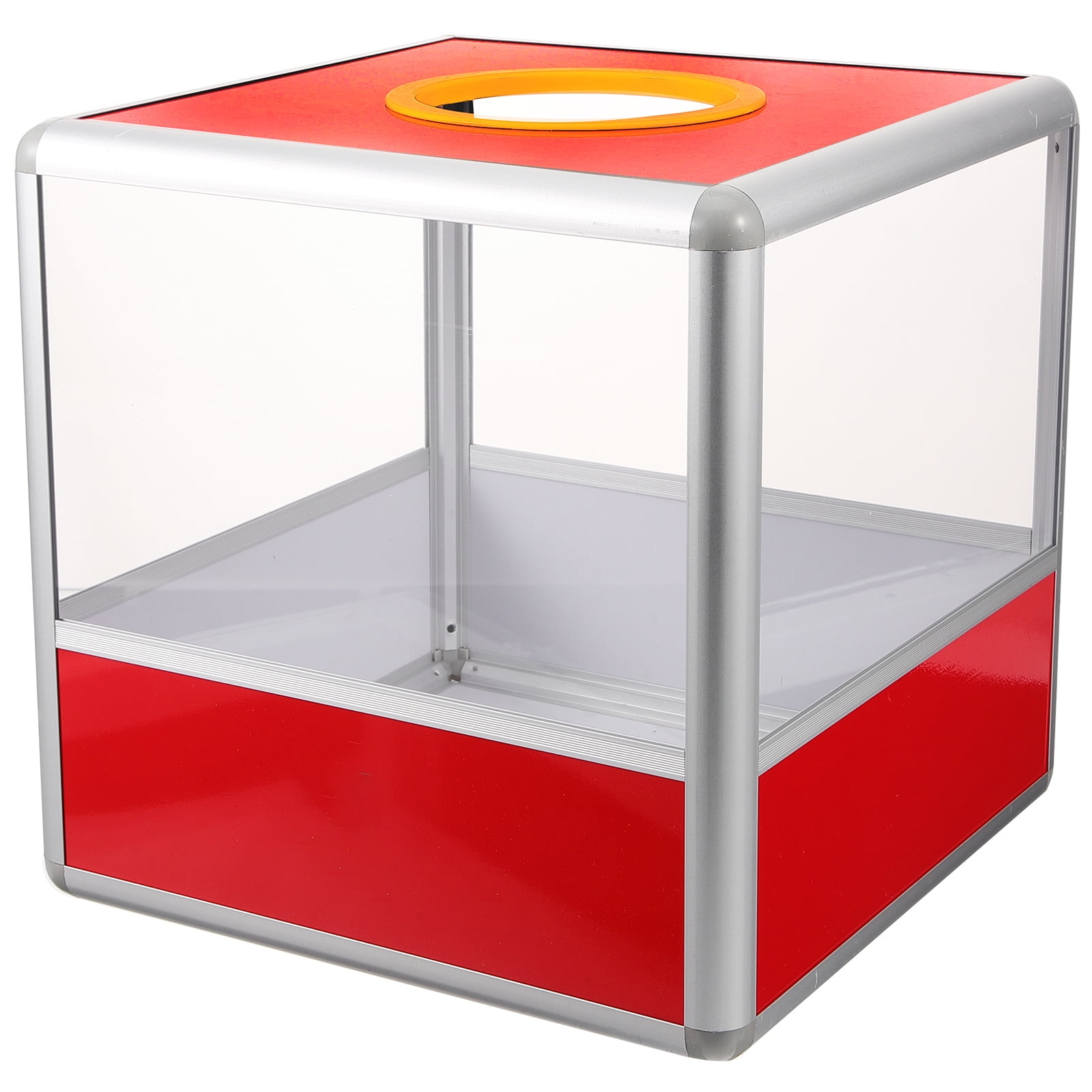 Zehuanyu Clear Lottery Square Box Raffle Ticket Holder Storage Ticket ...