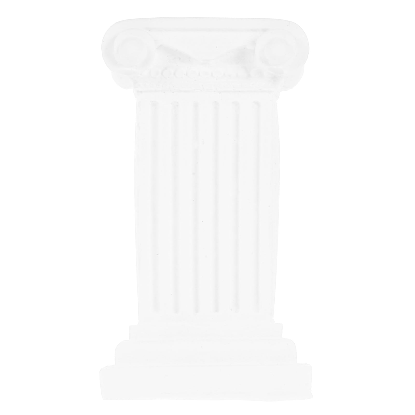 RENACLIPY White Roman Column Plaster Statue for Home Decor and Candle ...