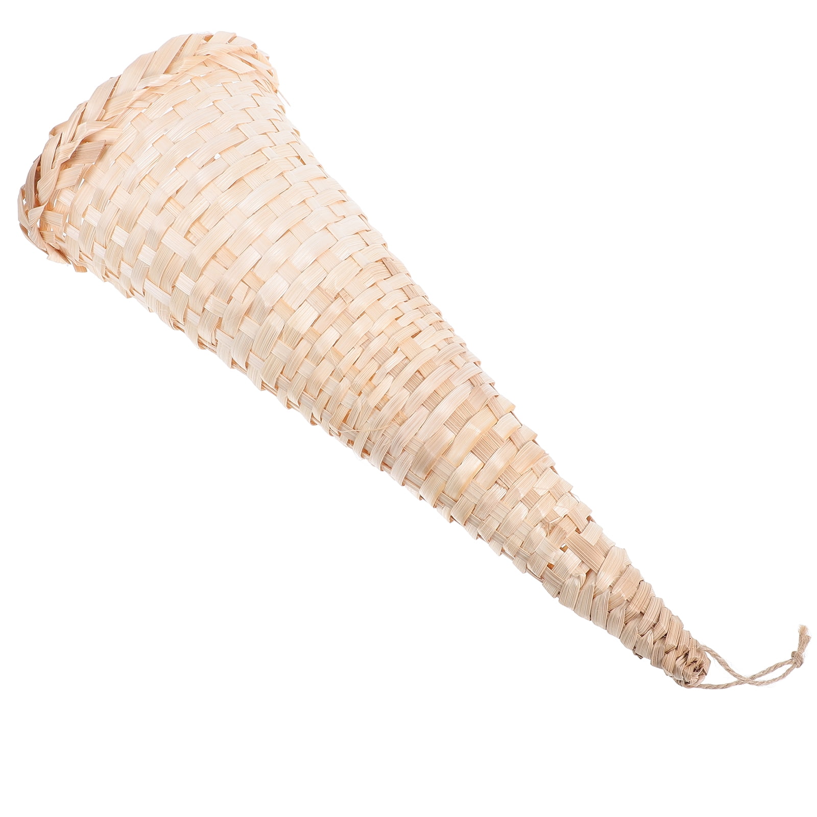 Cowbell Shaped Cornucopia Baskets Woven Bread Fruit Serving Platter ...