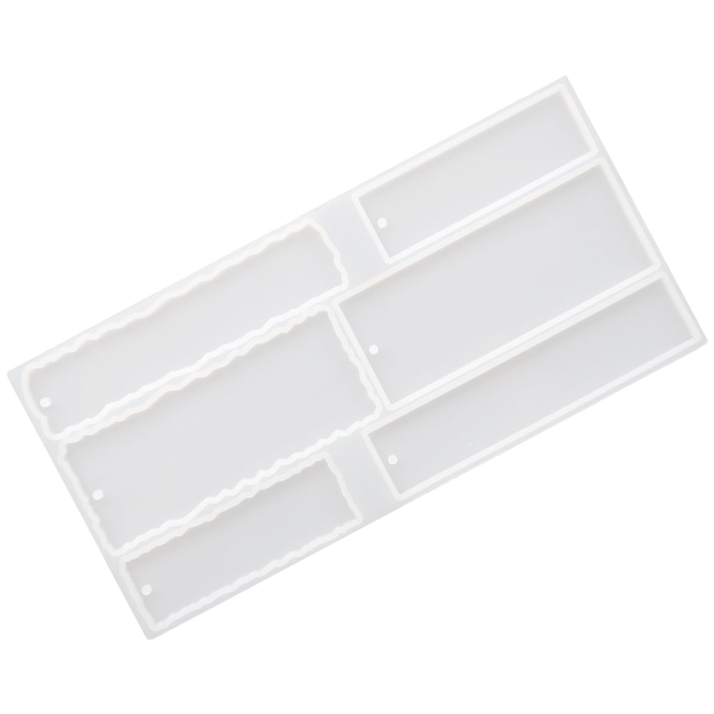 Zehuanyu DIY Glue Mold Bookmark Dice Name Plate Bookmarks Child White ...