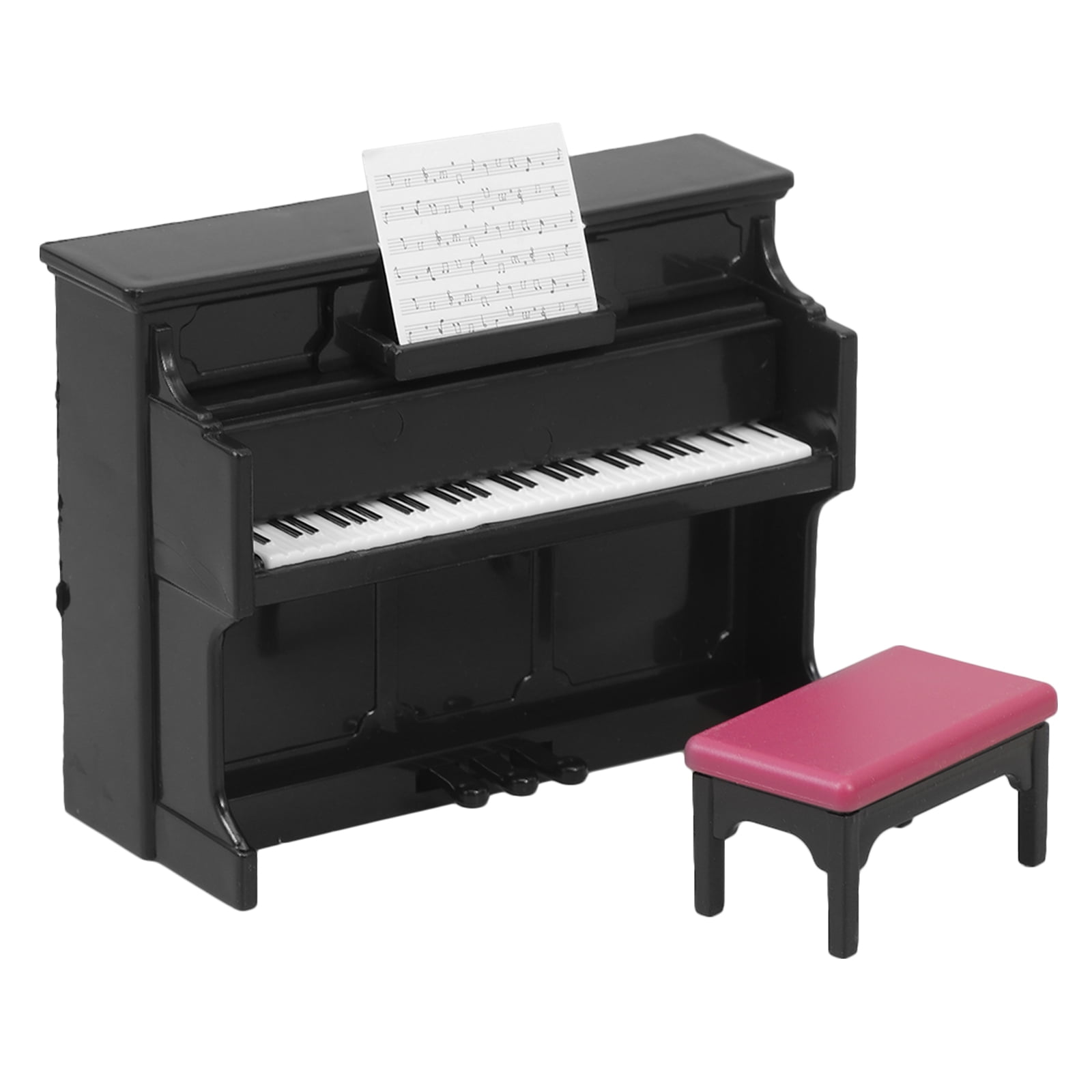 Zehuanyu Dollhouse Piano Model Mini Miniature Musical Instrument Props ...