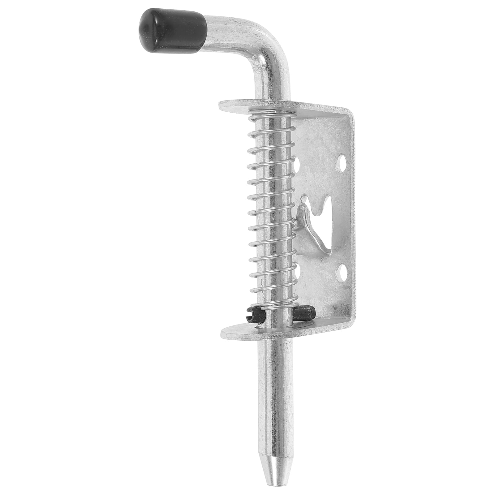 Zehuanyu Door Bolt Latch Gate Hinges Knob with Lock inside Fence Silver ...
