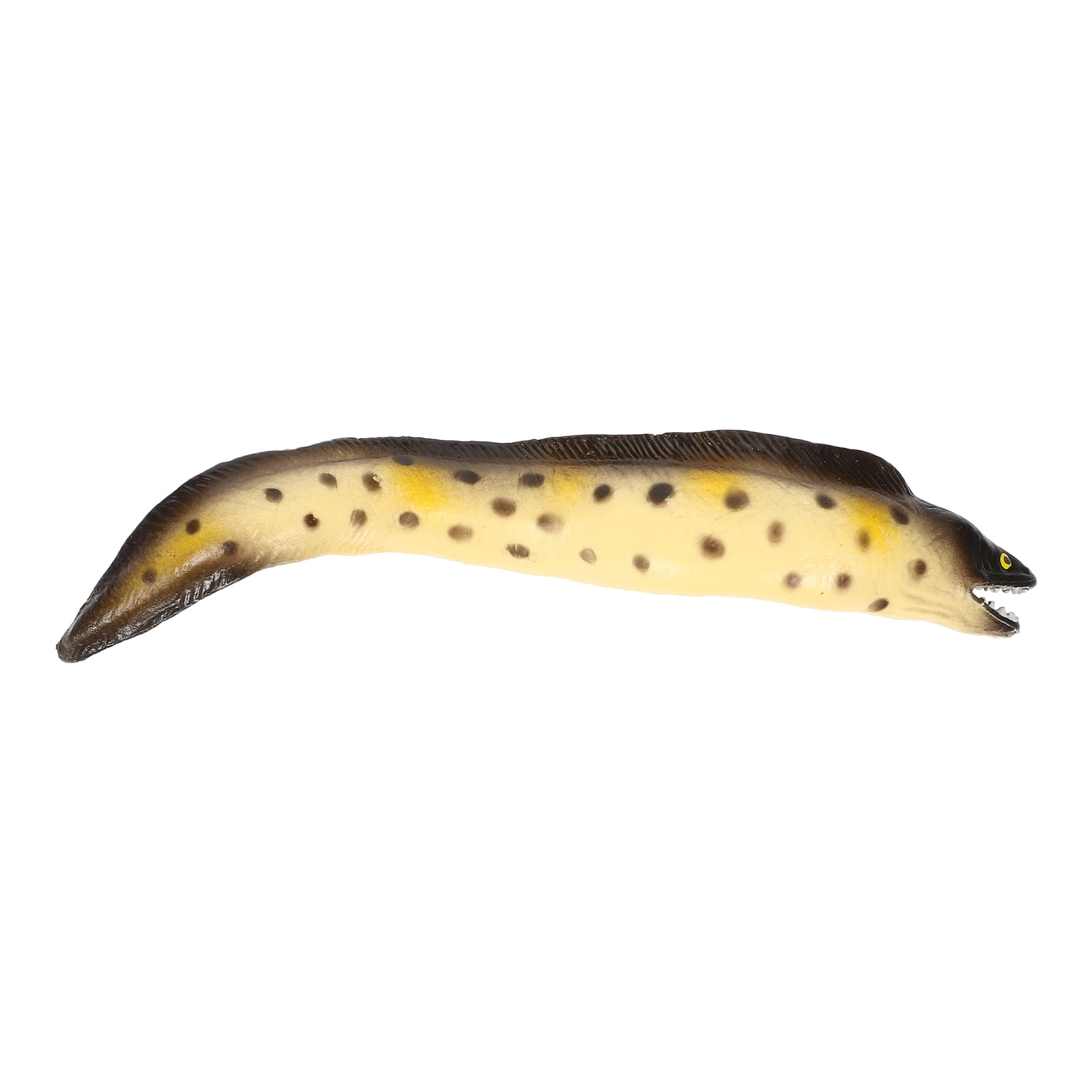 YOSADIER Lifelike Beige Sea Eel Figurine for Marine and Display ...