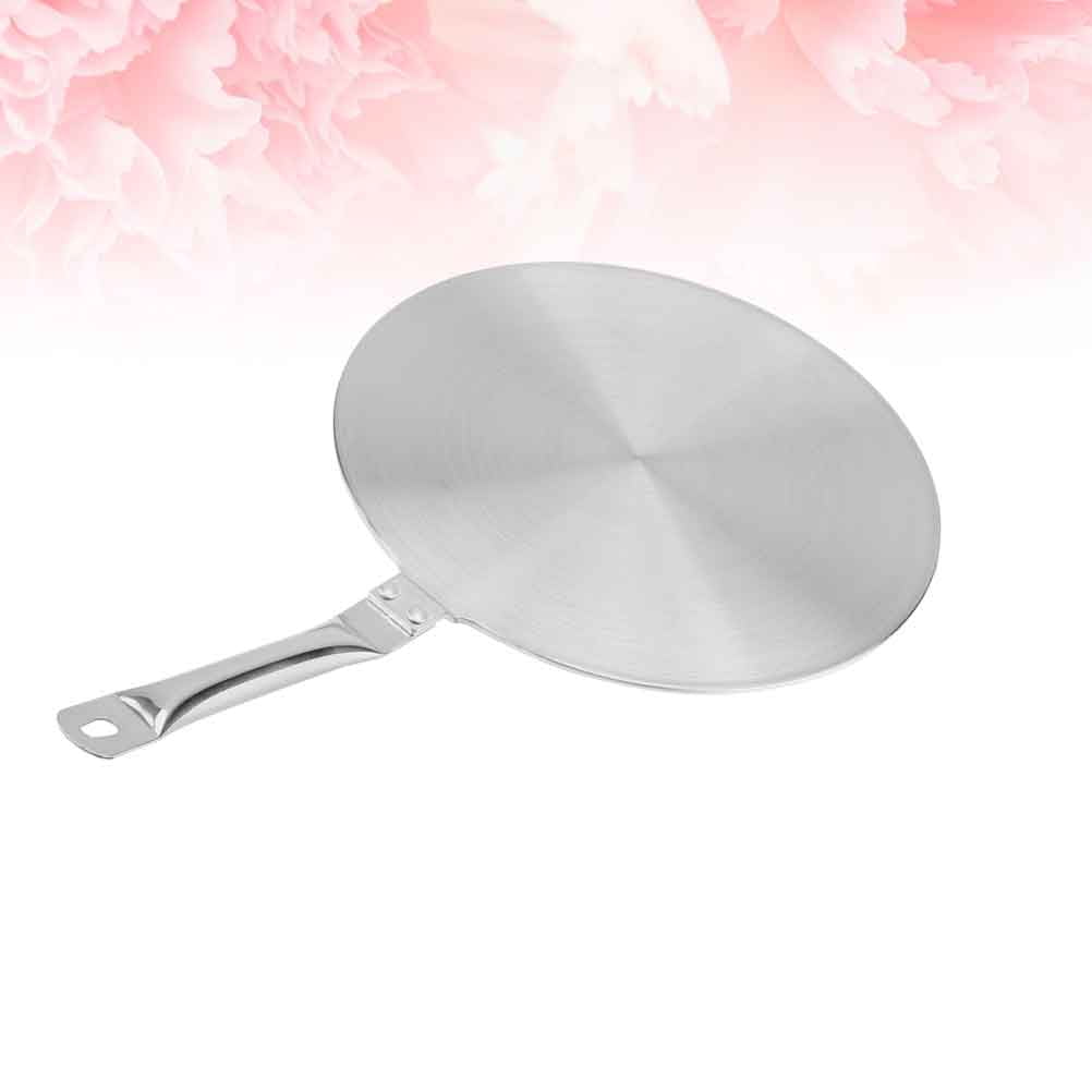 Hytrove Round Induction Cooker Thermal Guide Plate Silver Stainless ...
