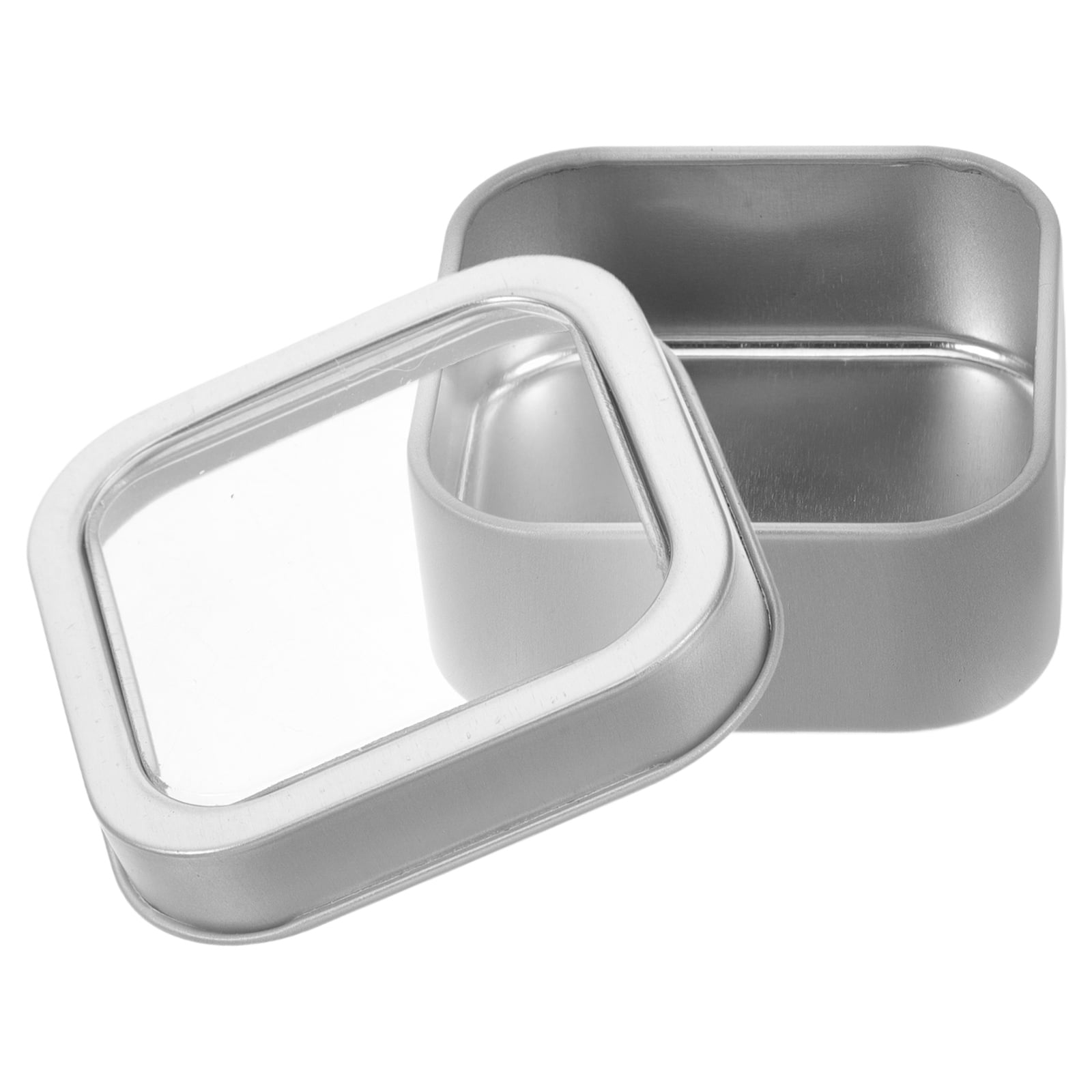 DEEPCRAFF Small Metal Jewelry Box with Lid Portable Tinplate Storage ...