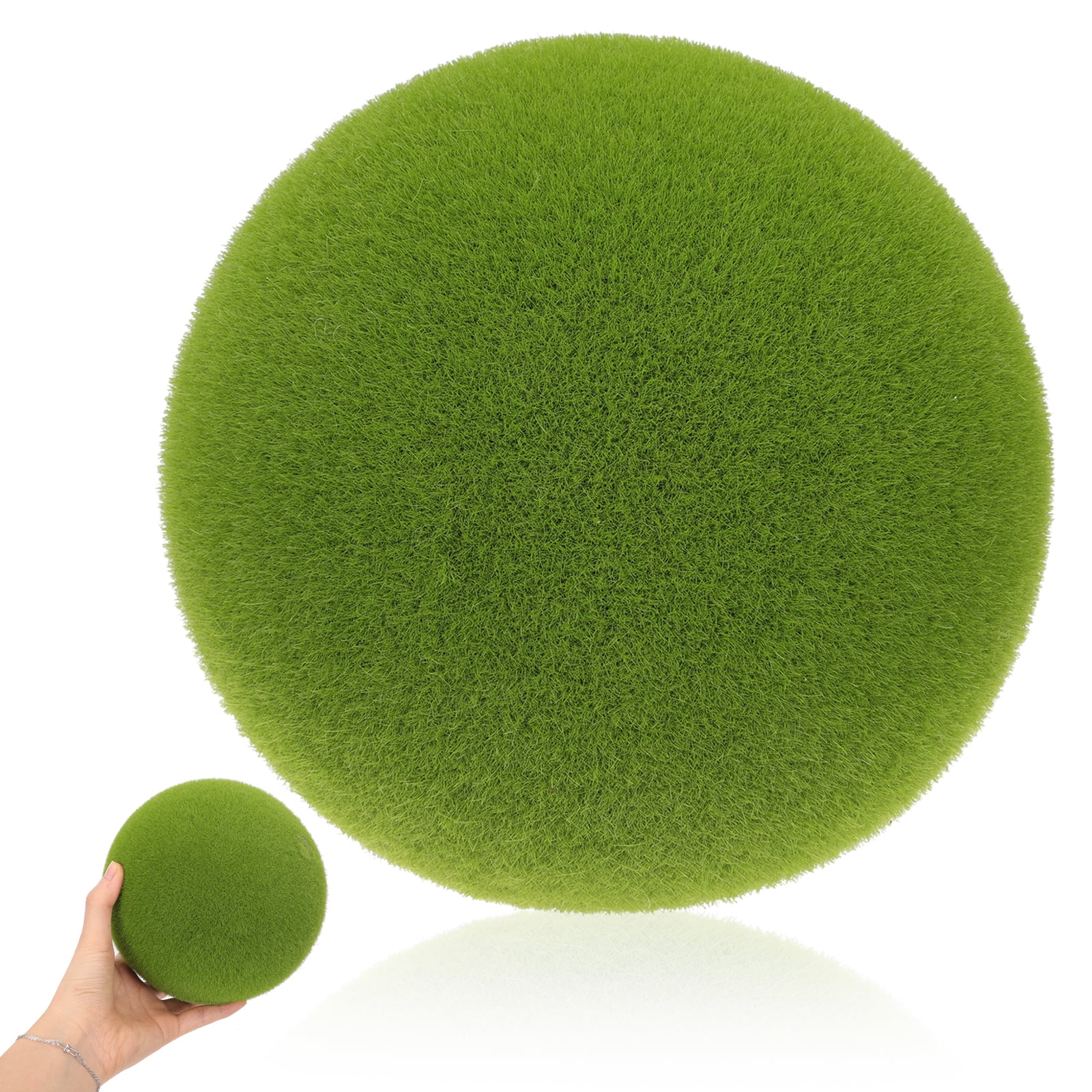 Artificial Green Moss Ball Decorative Flocking for Indoor Outdoor ...