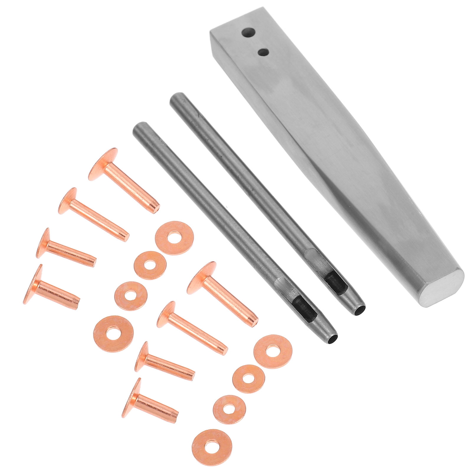 Hytrove Rivet Set Copper Stainless Steel 1Set 4.7In 0.8In 0.4In ...