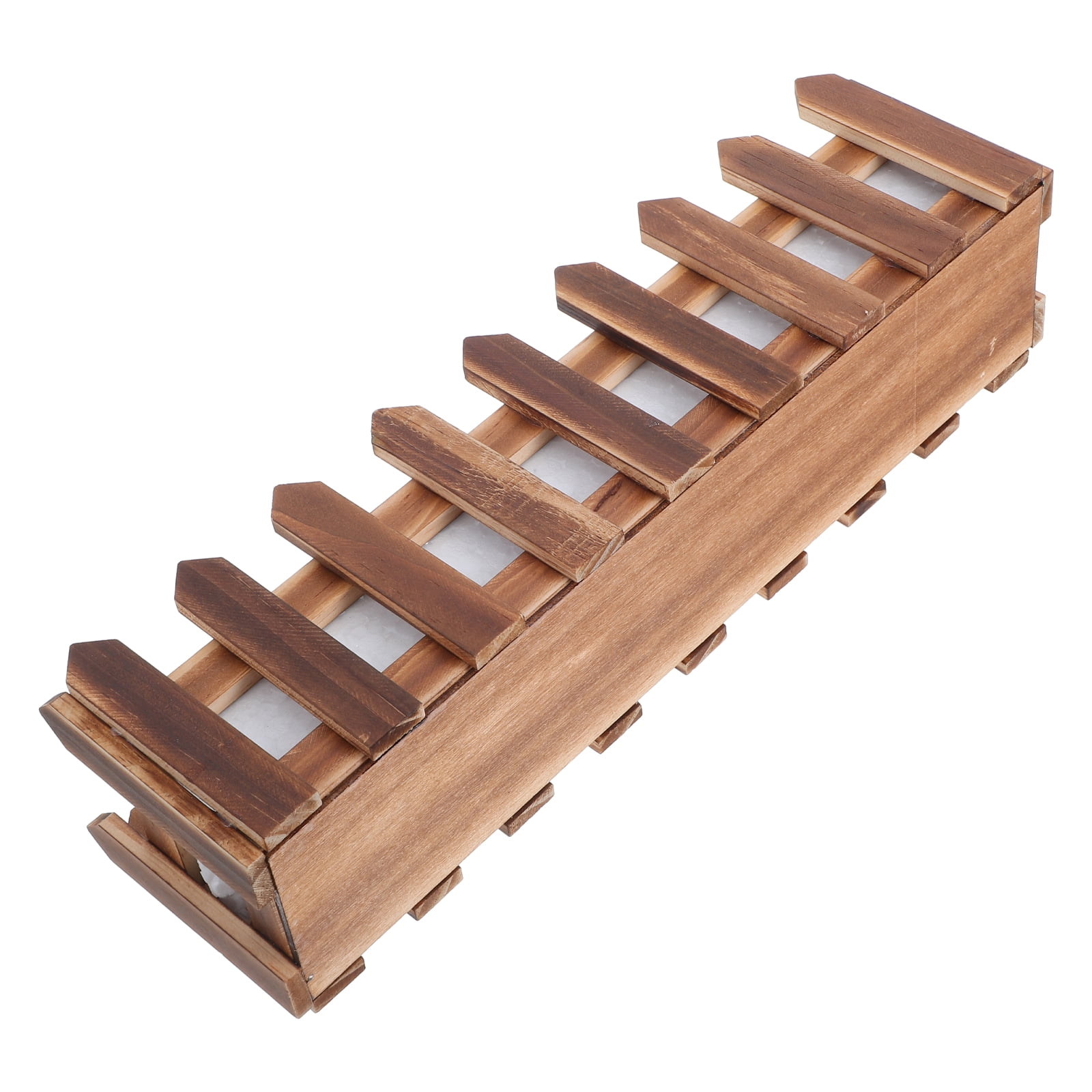 Zehuanyu Fence Planters Wooden Flower Pot Float Beads Fried Rack Stand ...