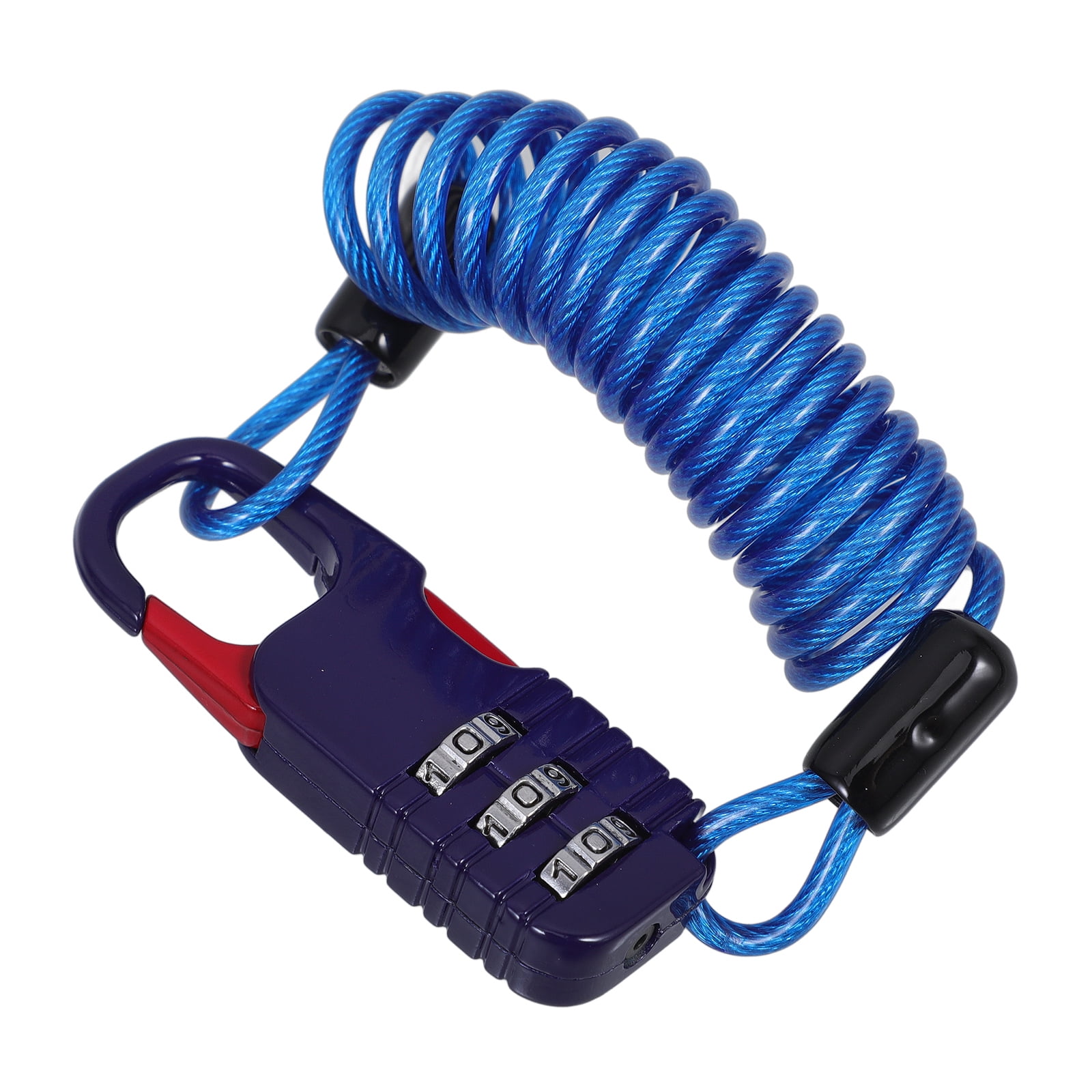 Zehuanyu Flexible Bike Lock Outdoor Password Cable Lock Anti-thief Cable Lock Part Bike Helmet ...