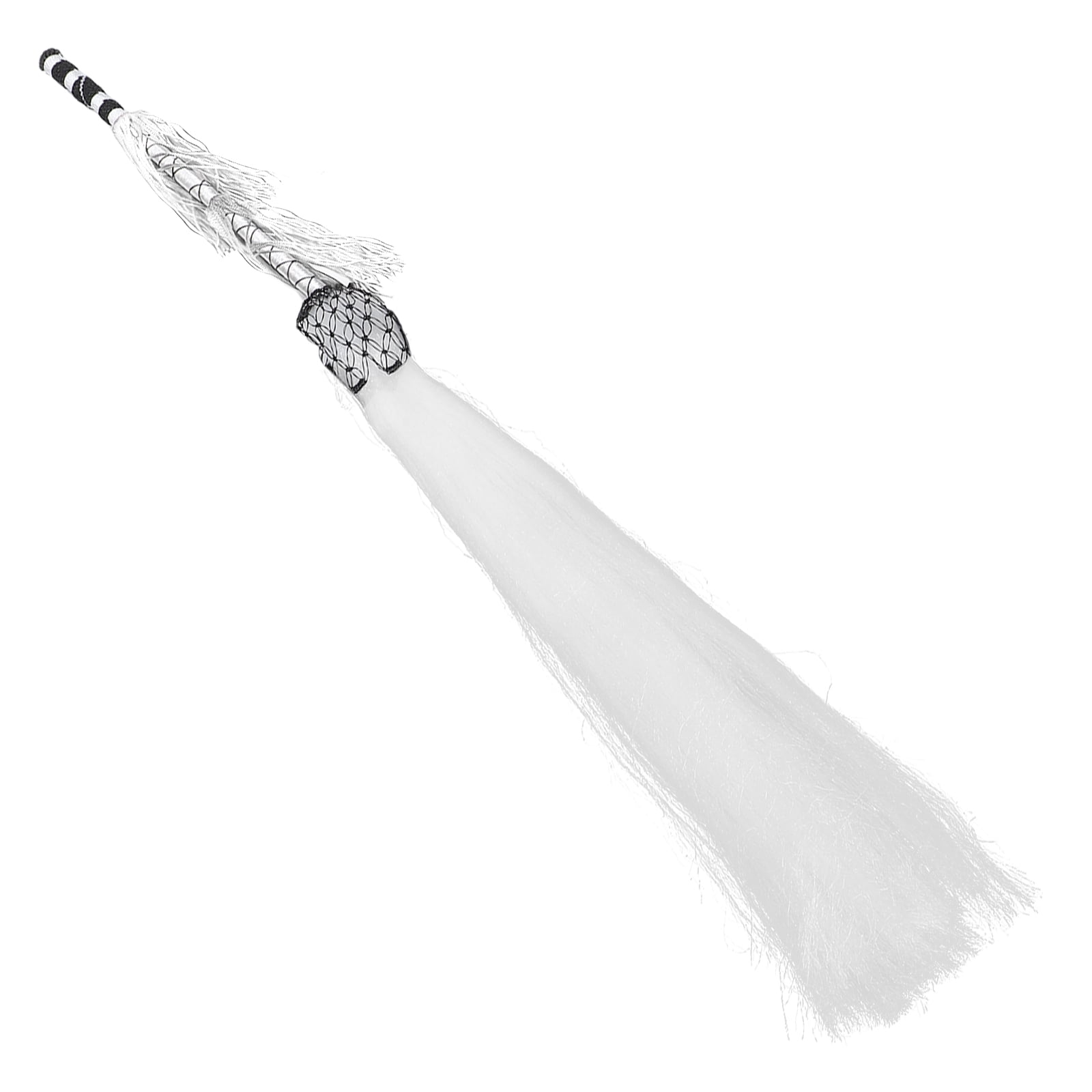 Zehuanyu Fly Horsetail Whisk Wooden Horsetail Whisk Stick Handle For ...