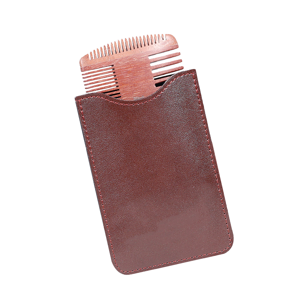 Zehuanyu Four-Sided Beard Comb Wood Mustache Comb Anti Static Beard ...