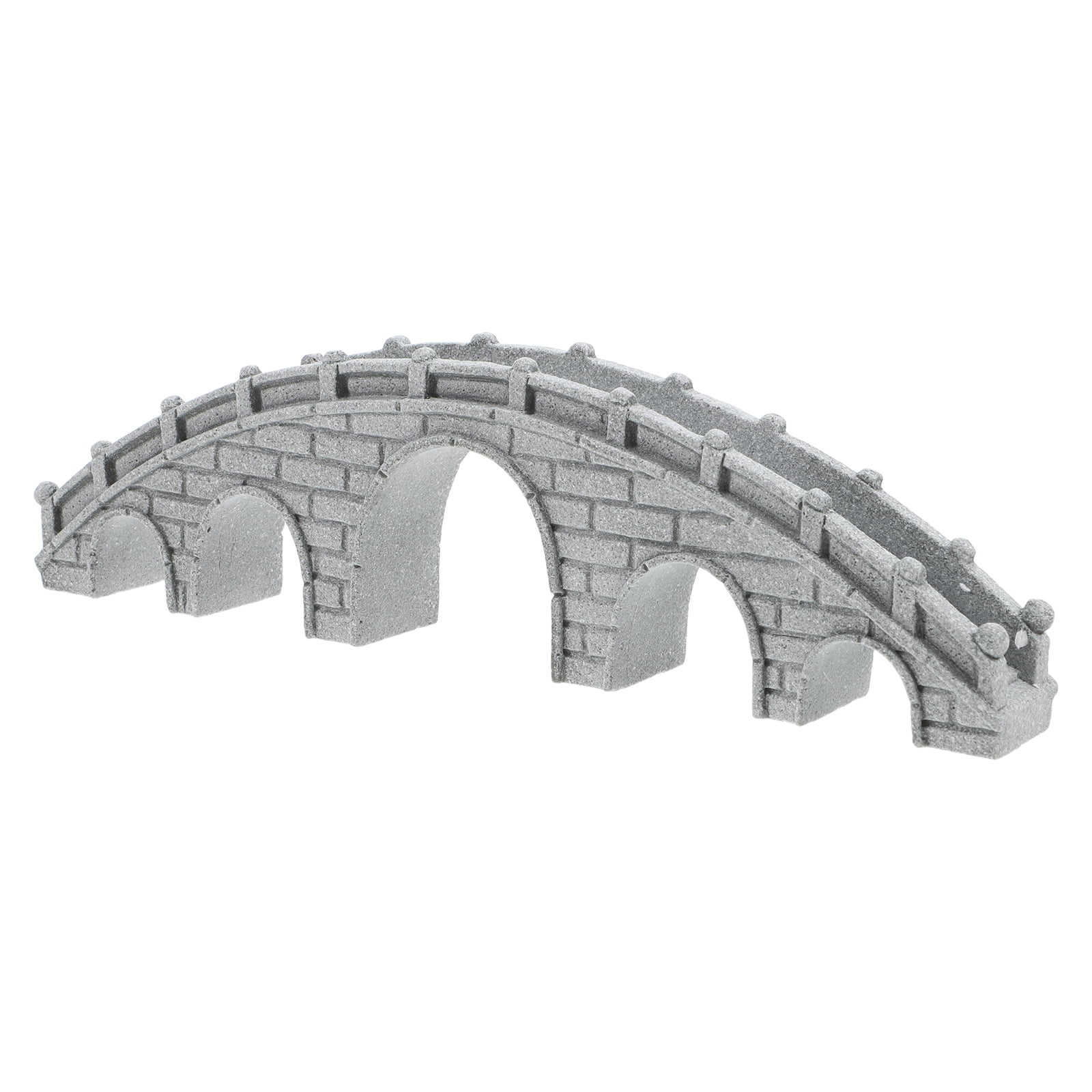 Zehuanyu Garden Bridges Miniature Rope Decoration Wheelbarrow Toys Grey ...