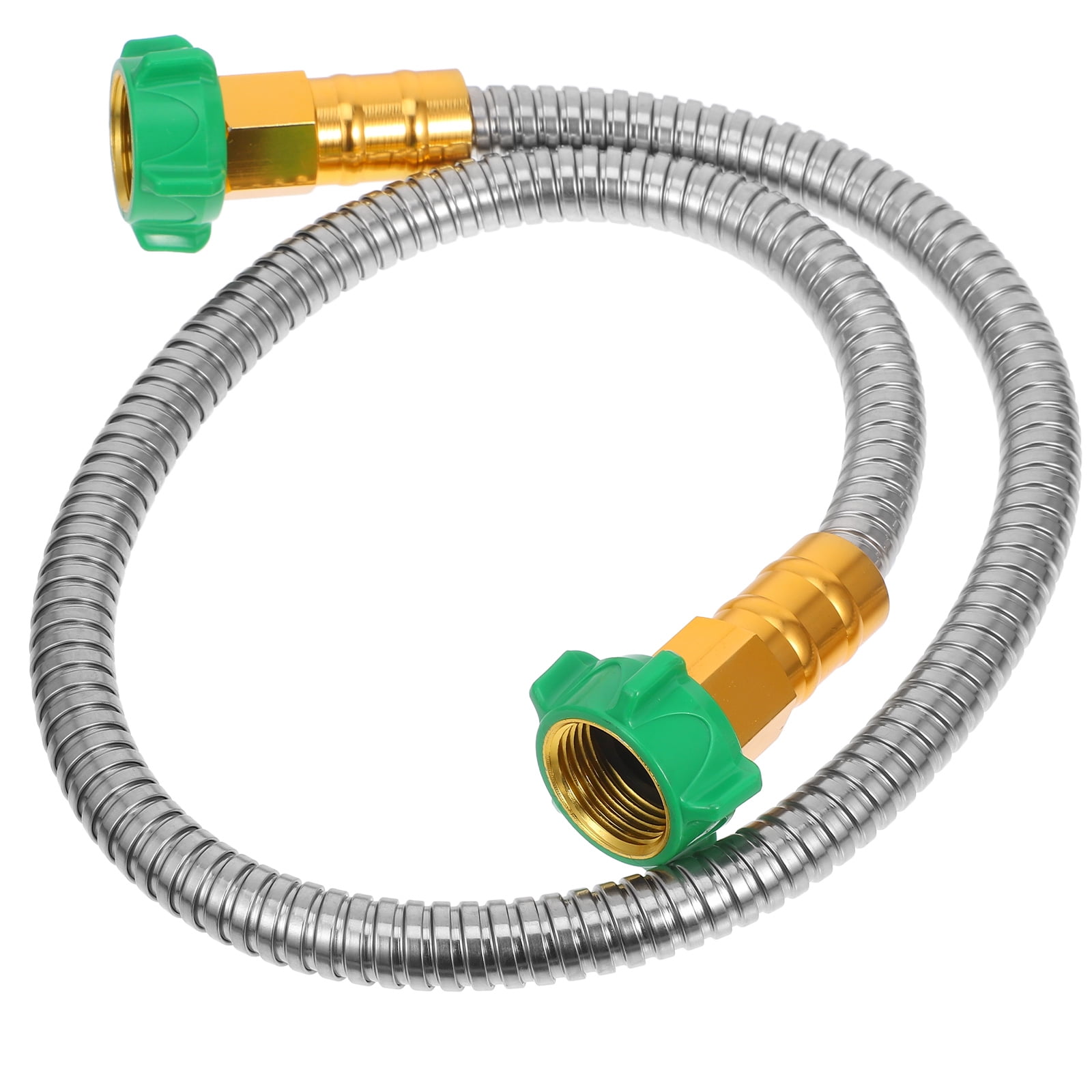 DEEPCRAFF Lawn Hose Garden Connection Pipe Silver 304 Stainless Steel ...