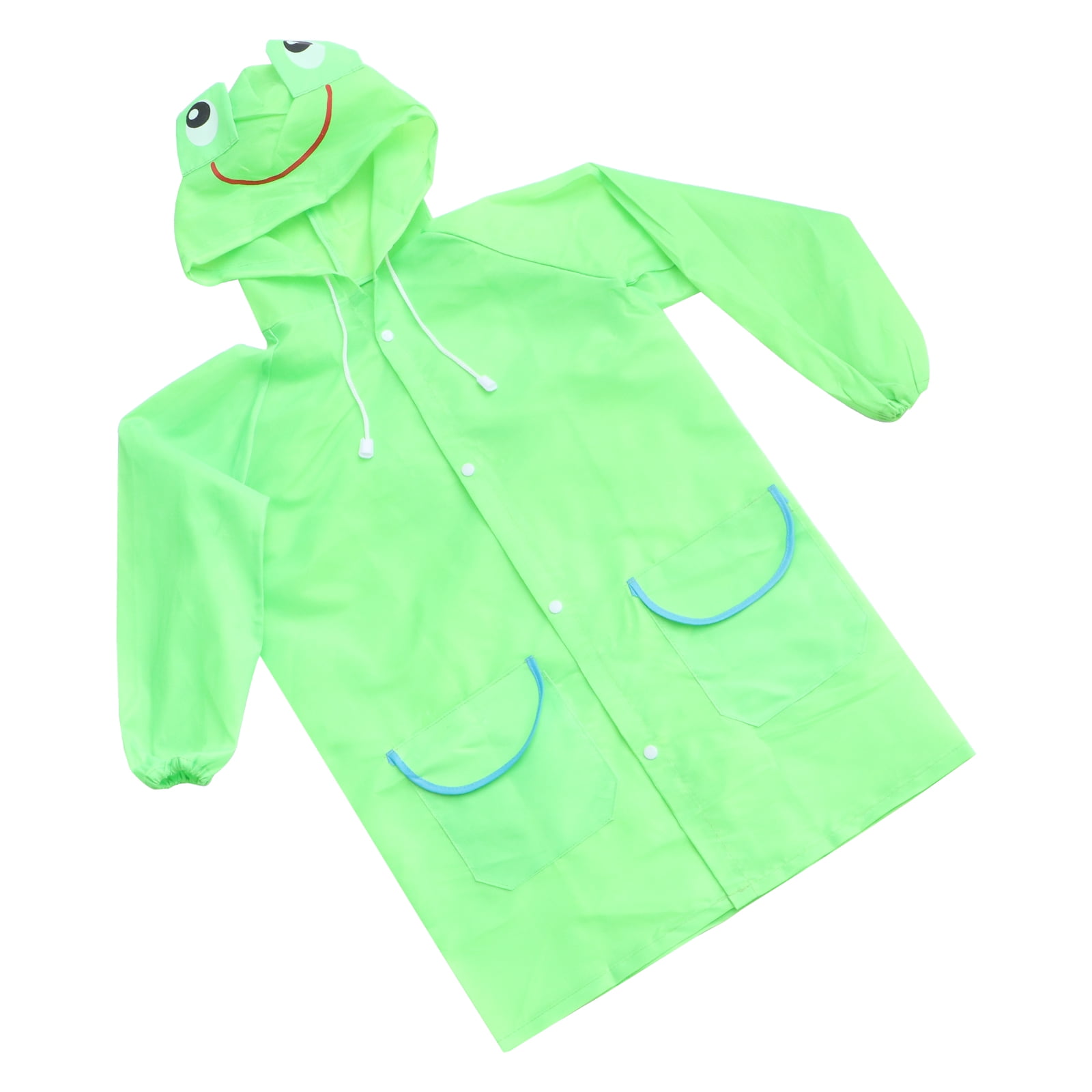 Zehuanyu Girl Rain Jacket Poncho for Kids Cartoon Raincoat Animal ...