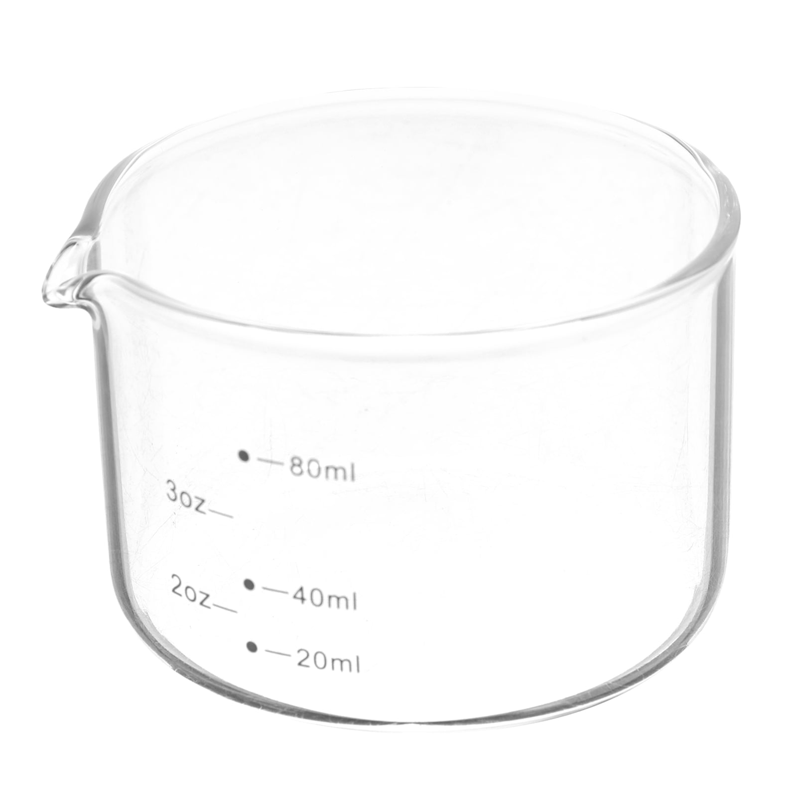 Zehuanyu Glass Measuring Cups 80ml Espresso Shot Glasses Coffee ...