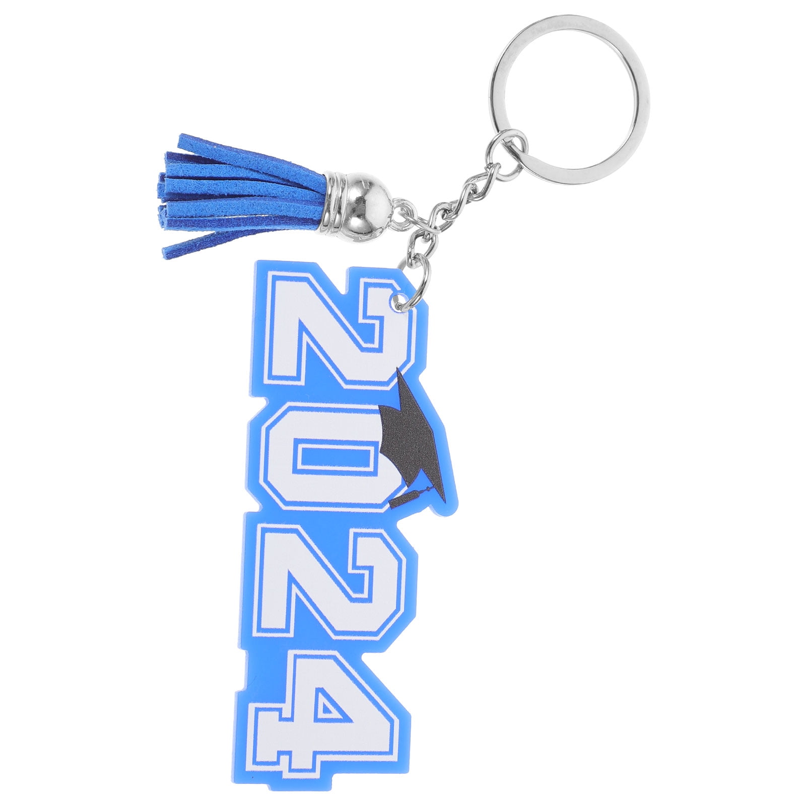 Durable Alloy and Acrylic Graduation Keychain Blue Party Supplies for ...