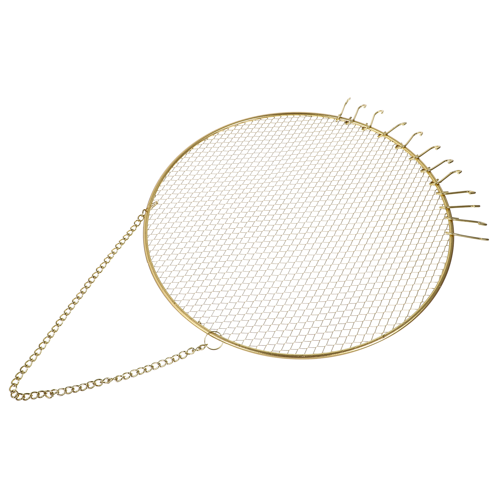 Zehuanyu Grid Jewelry Rack Necklace Bracelet Organizer Brackets Golden ...